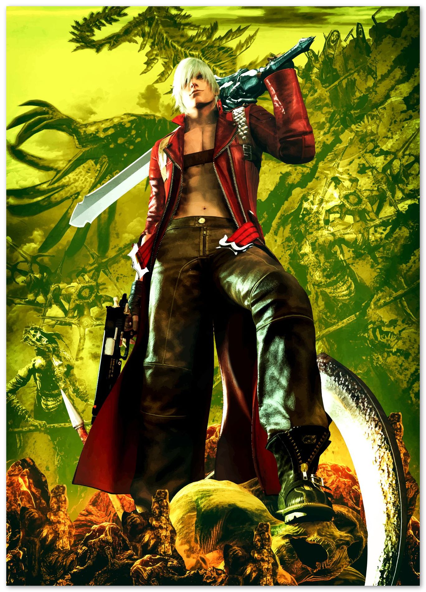 Devil May Cry 3 Dante's Aweking cover art ultimate - @SyanArt - Buy illustrations and artworks ...