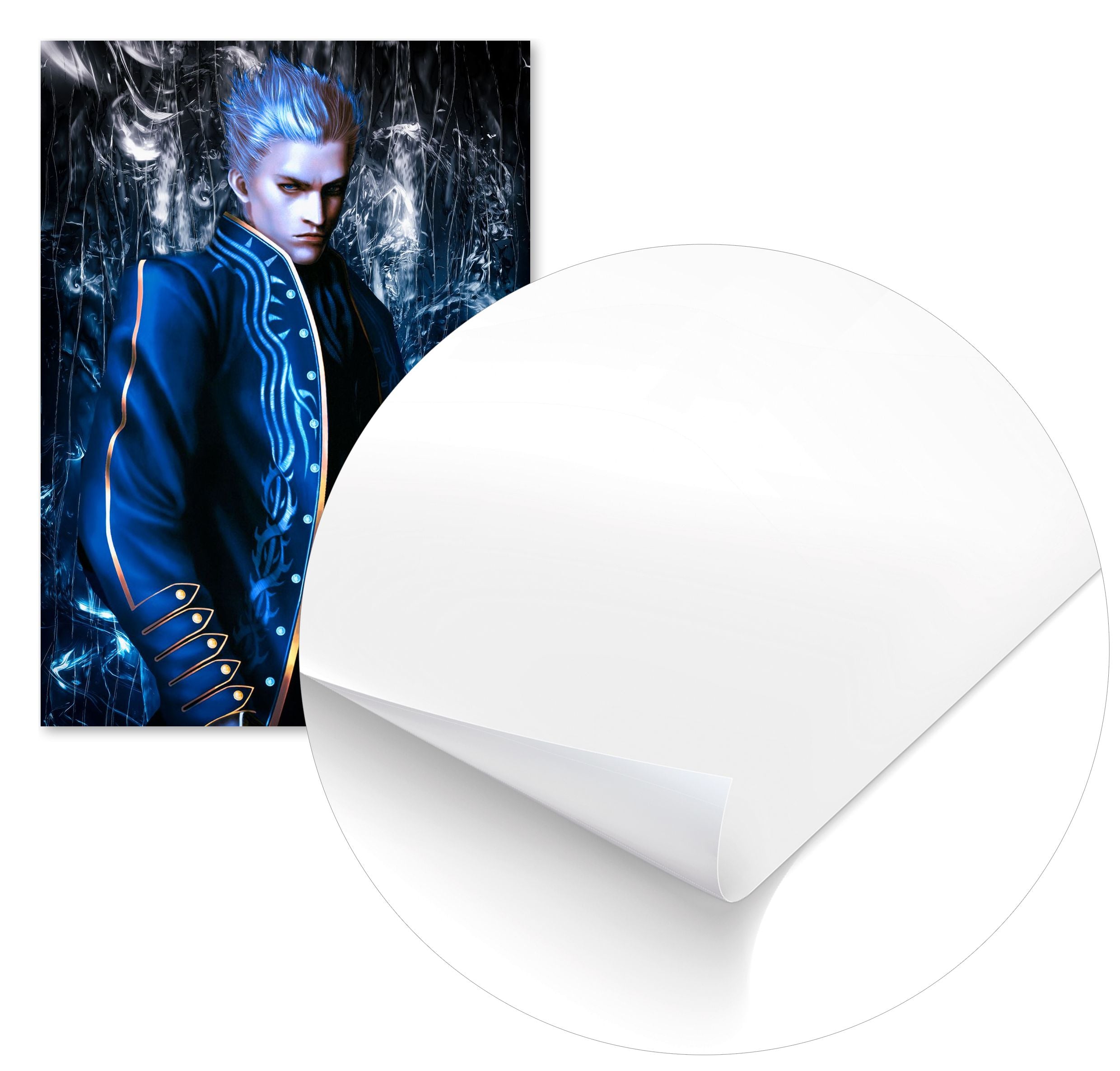 Devil May Cry 3 Vergil Power portrait - @SyanArt - Buy illustrations and artworks made by ...