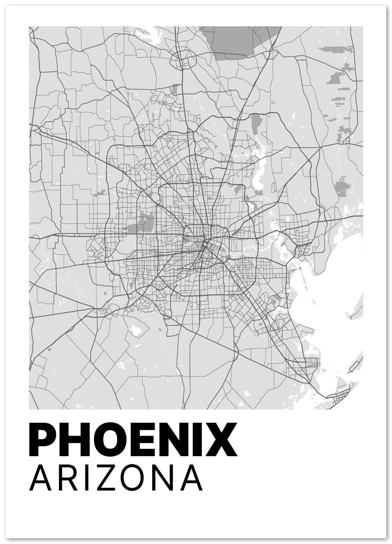Minimalist Phoenix Map - @VickyHanggara - Buy illustrations and artworks made by Digital Artist ...