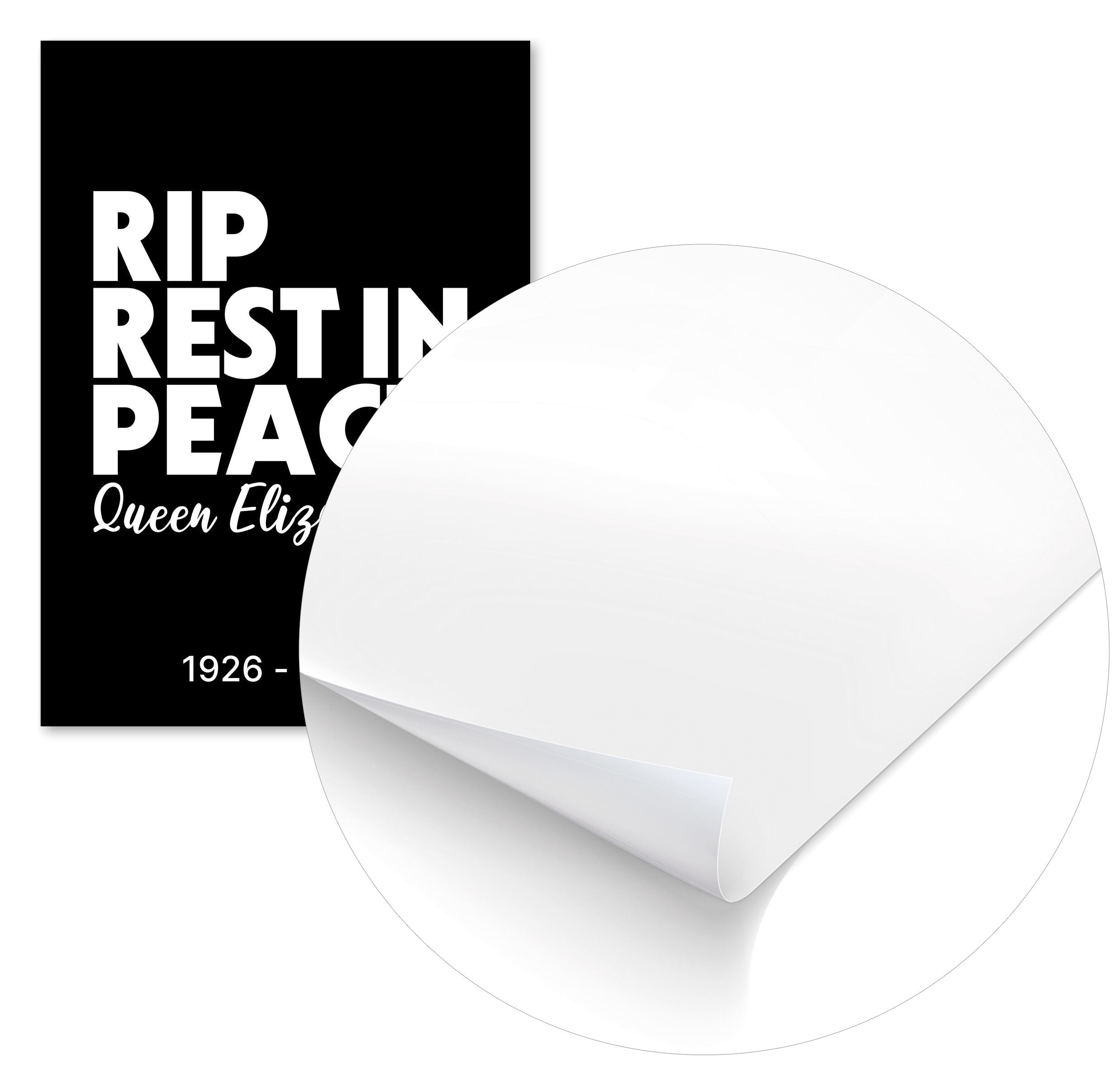 Rest in Peace Queen Elizabeth - @VickyHanggara - Buy illustrations and artworks made by Digital ...