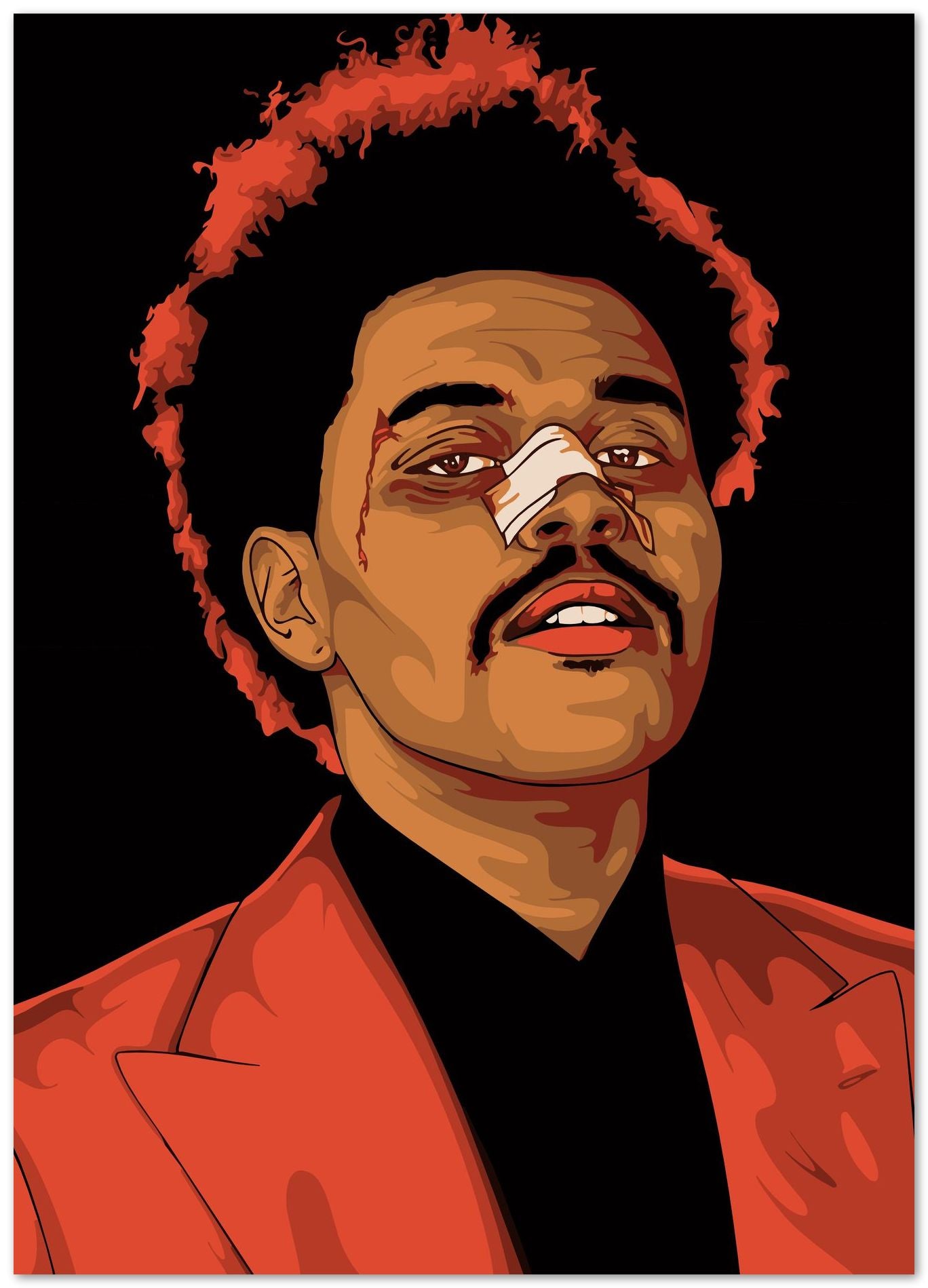 The Weeknd Rapper Music - @LORDGRACE - Buy illustrations and artworks ...