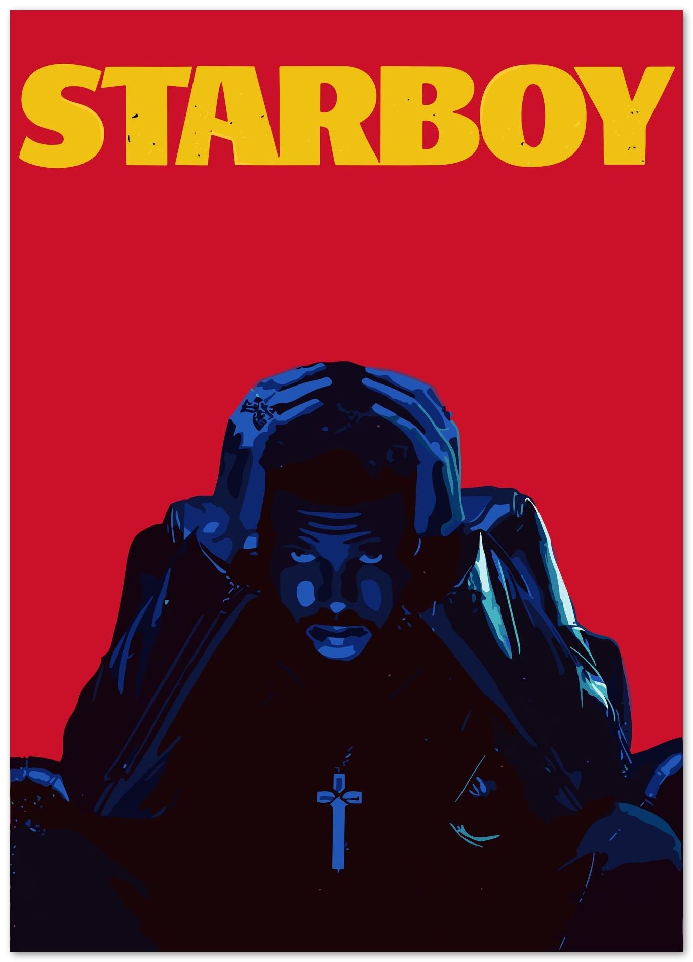 The Weeknd Starboy Rapper Music - @LORDGRACE - Buy illustrations and ...
