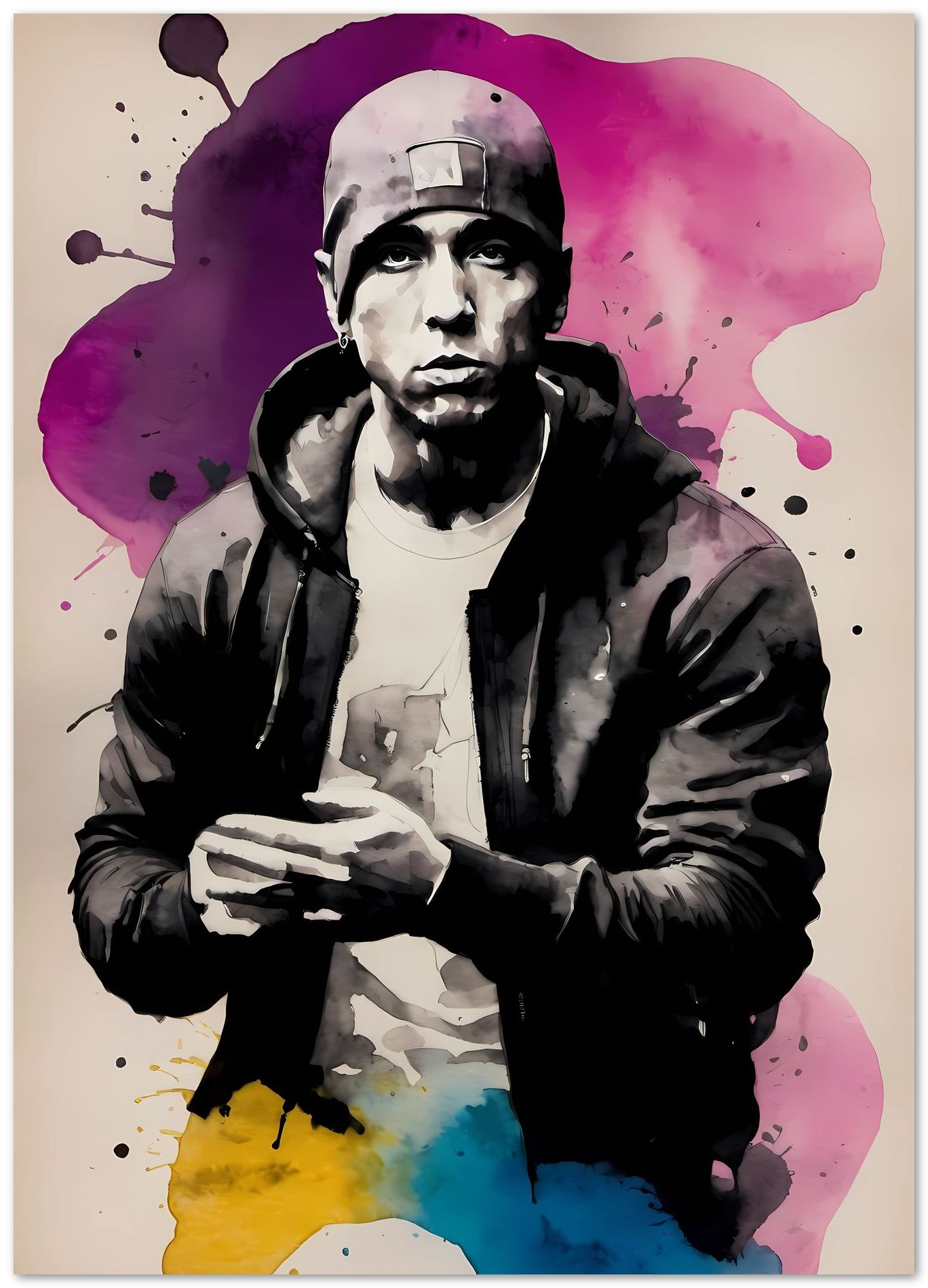 Rapper Eminem - @GarageDesain - Buy illustrations and artworks made by ...