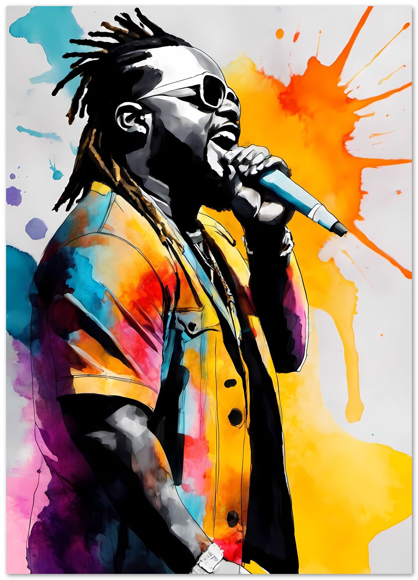 T-Pain Rapper - @GarageDesain - Buy illustrations and artworks made by ...