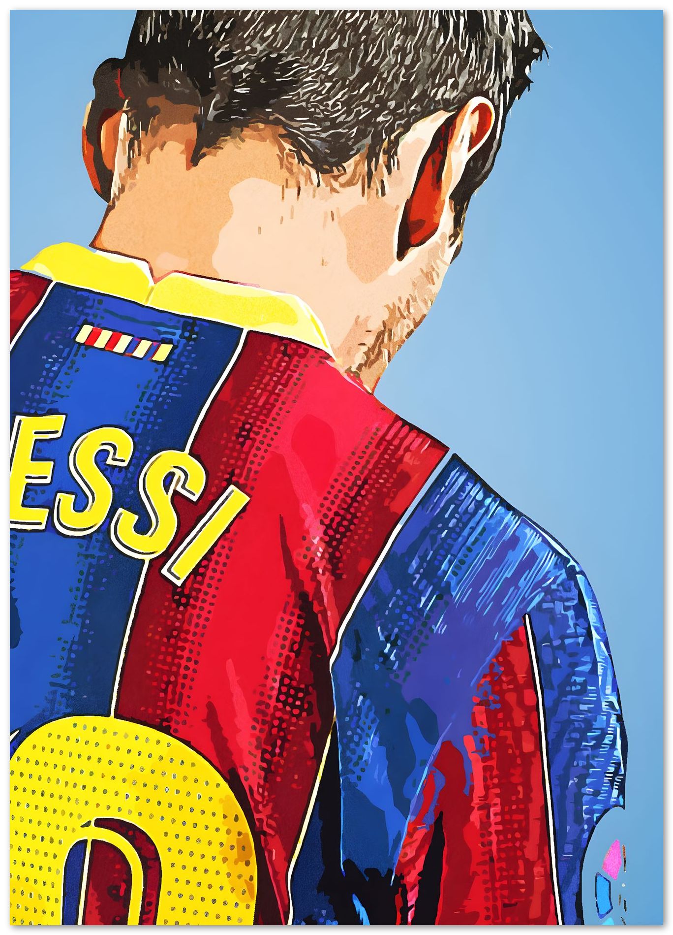 Lionel Messi Legendary Portrait - @ArtStyle - Buy illustrations and ...