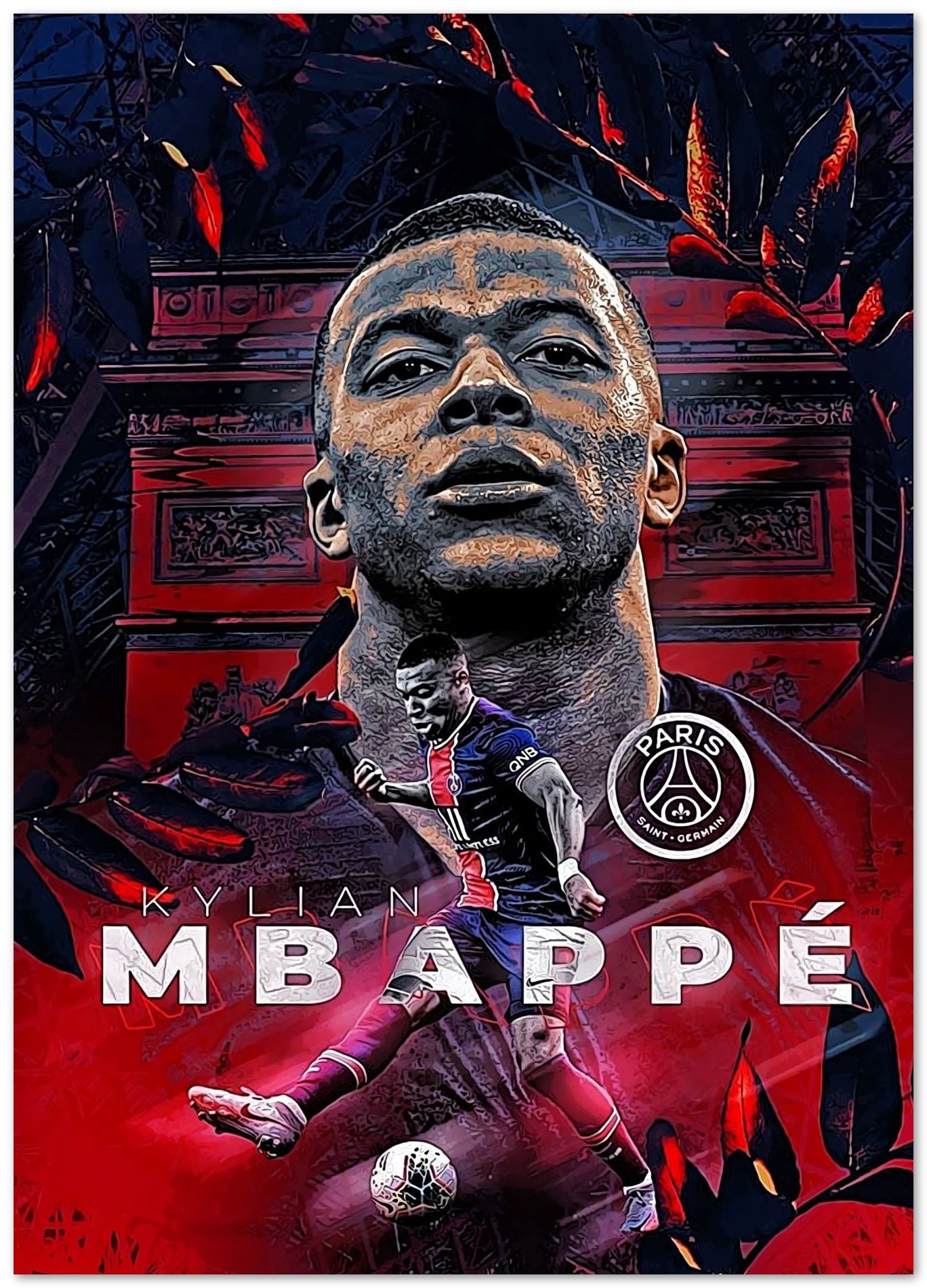 Kylian Mbappé - @Helios - Buy illustrations and artworks made by ...