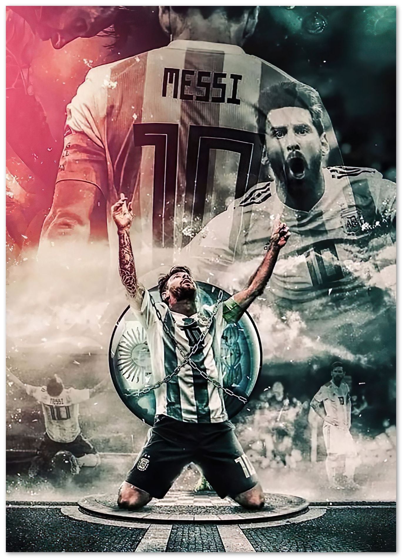 Lionel Messi 01 - @SportDesign - Buy illustrations and artworks made by ...