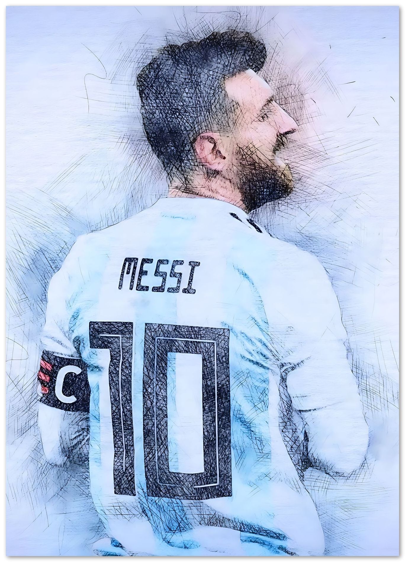 Lionel Messi 10 - @SportDesign - Buy illustrations and artworks made by ...