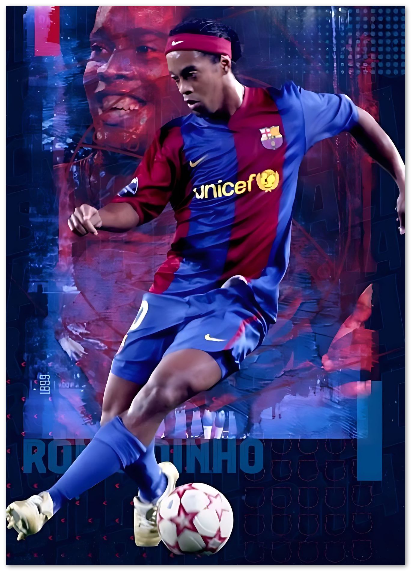 Ronaldinho - @SportDesign - Buy illustrations and artworks made by ...