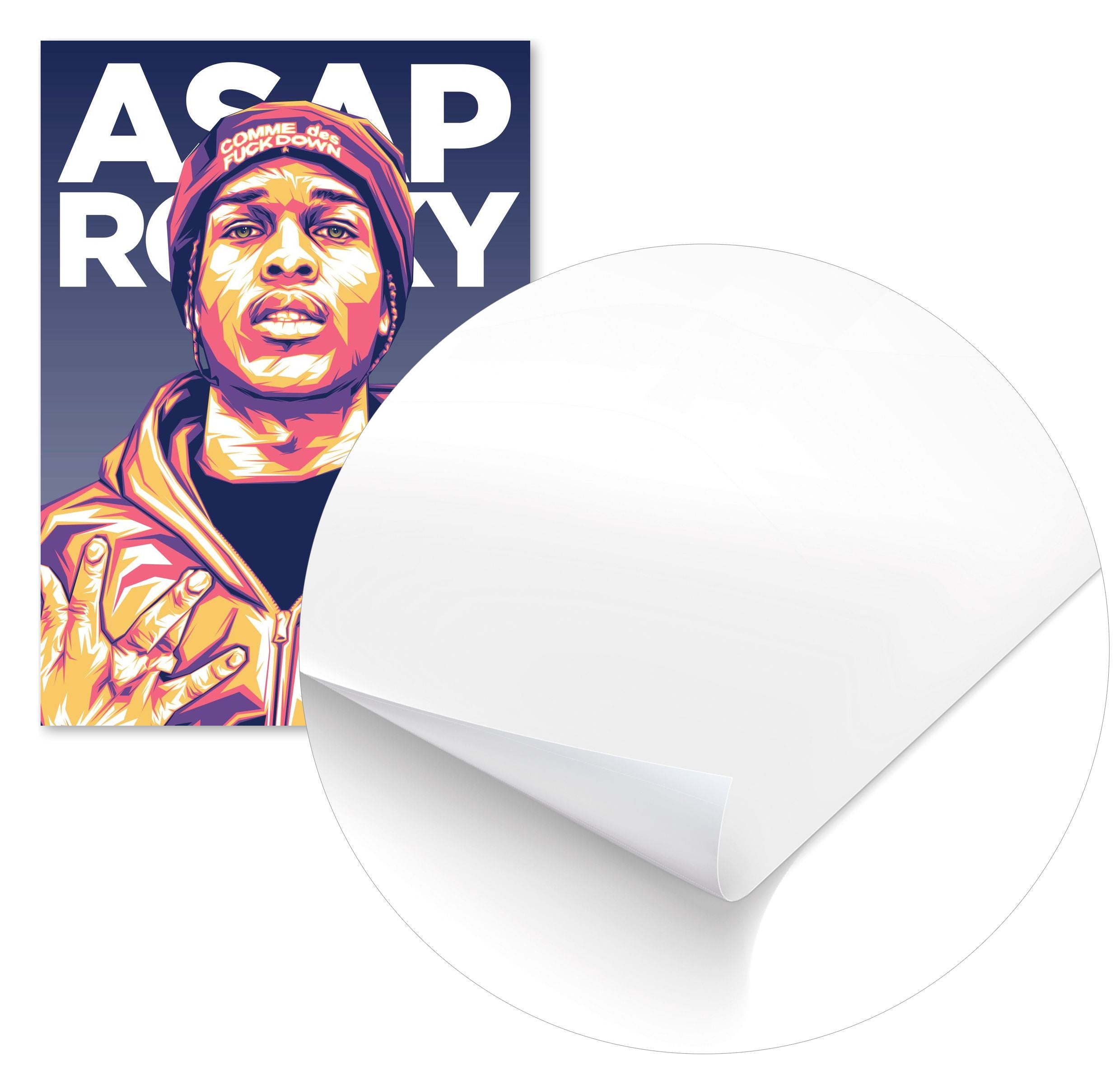 Asap Rocky Pop Art 8 - @LuckyDream - Buy illustrations and artworks ...