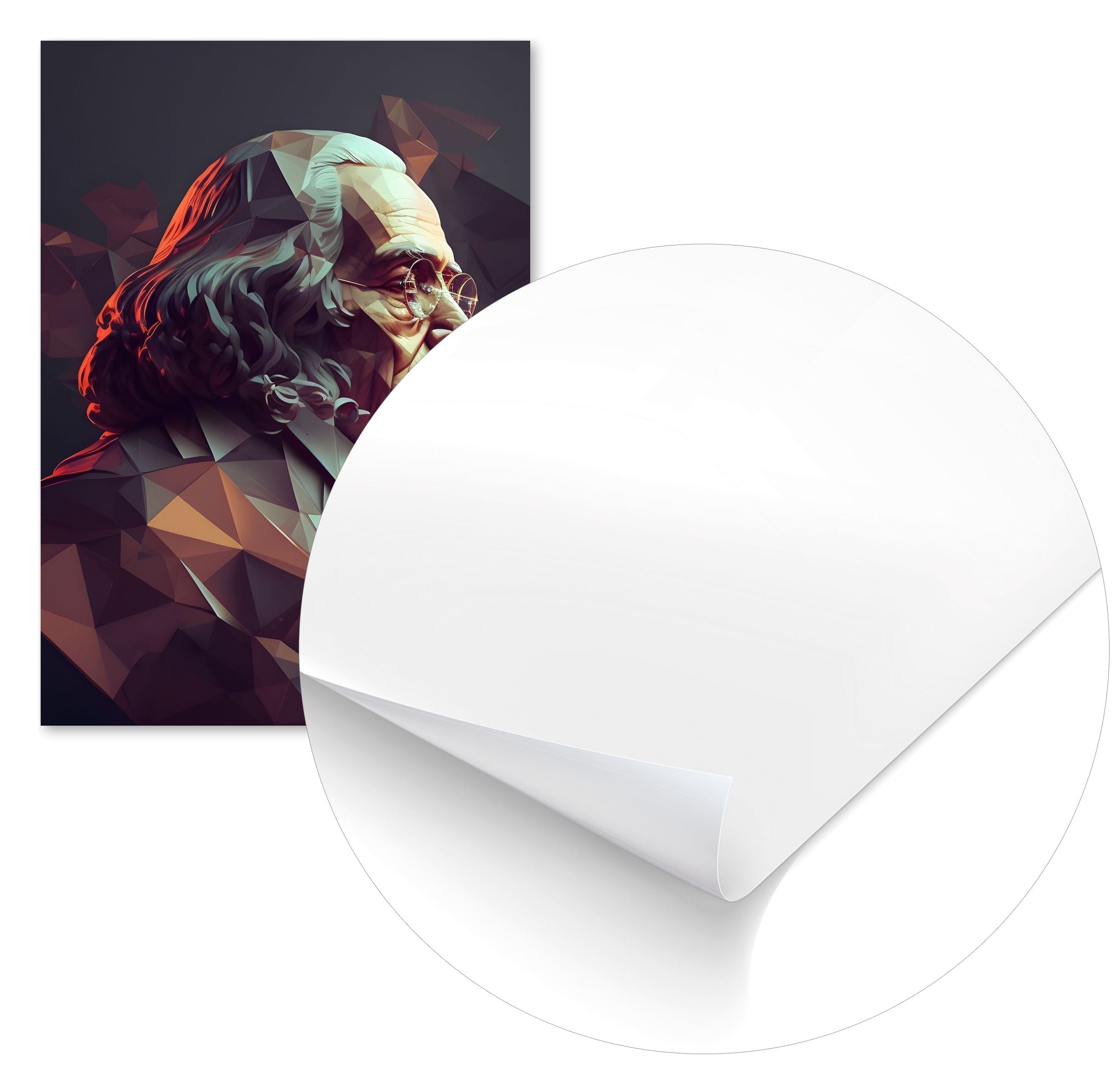 Benjamin Graham Low Poly - @WpapArtist - Buy illustrations and artworks ...