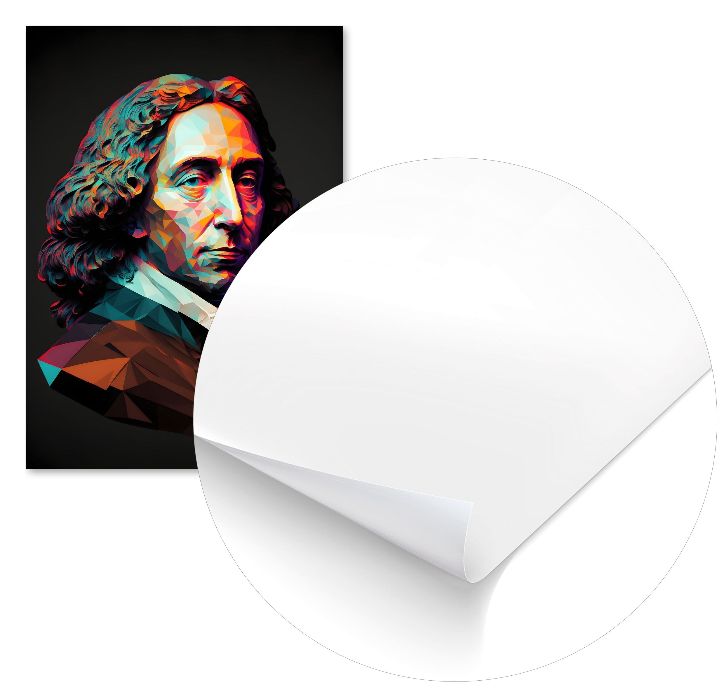 Blaise Pascal Low Poly - @WpapArtist - Buy illustrations and artworks ...