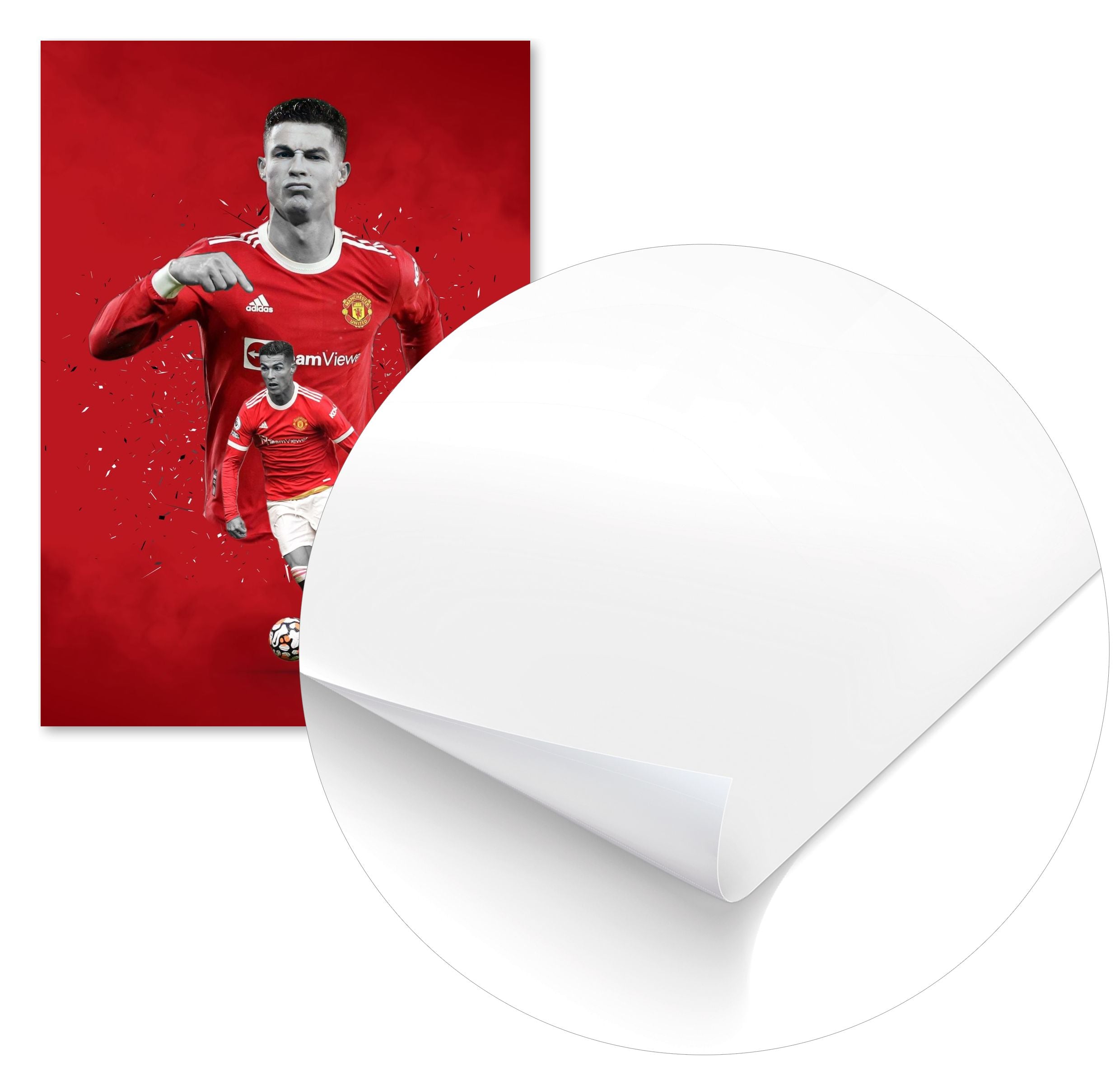 Cristiano Ronaldo MU - @REZDESIGN - Buy illustrations and artworks made ...