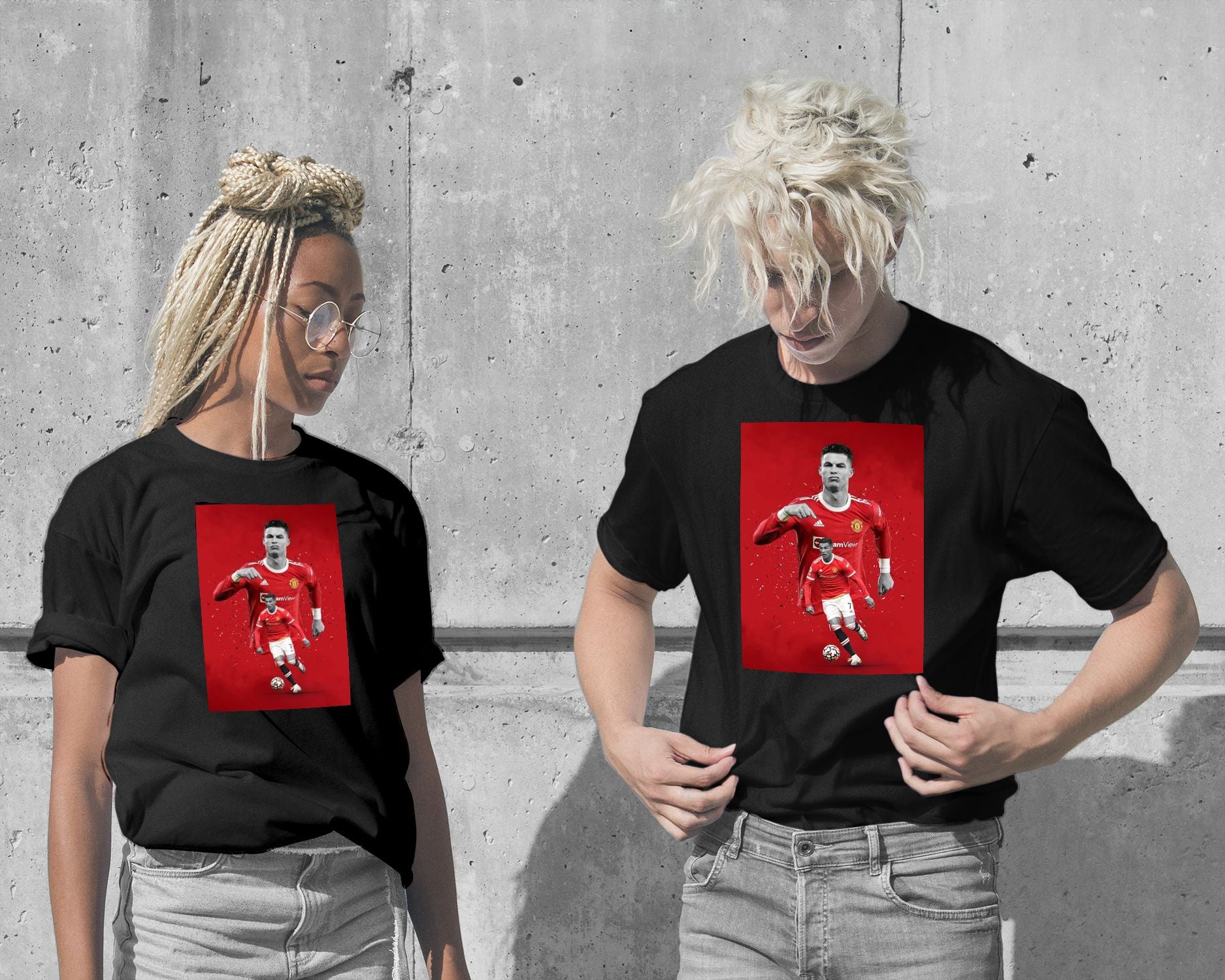 Cristiano Ronaldo MU - @REZDESIGN - Buy illustrations and artworks made ...