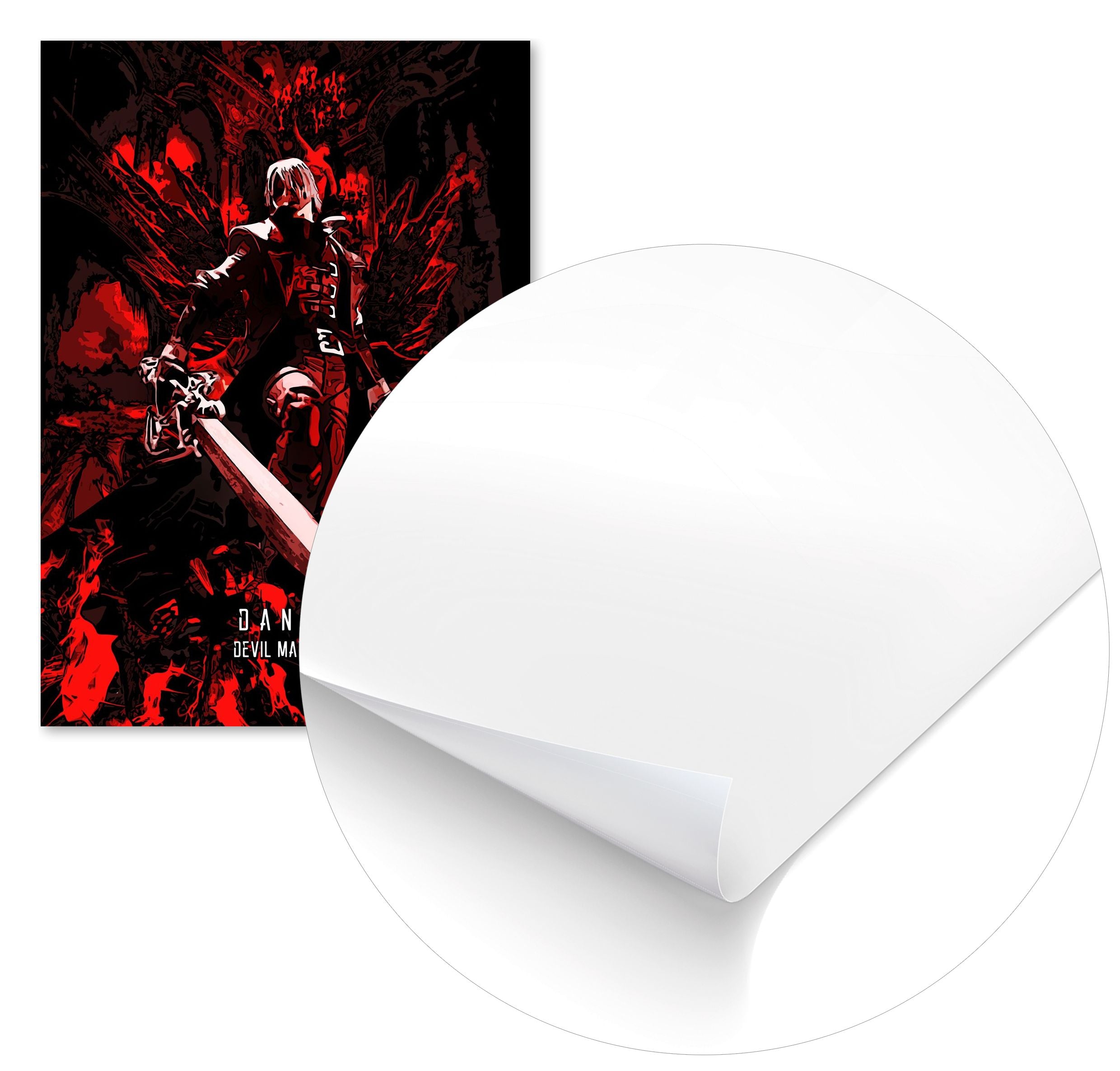 Devil May Cry 1 classic Dante - @SyanArt - Buy illustrations and ...