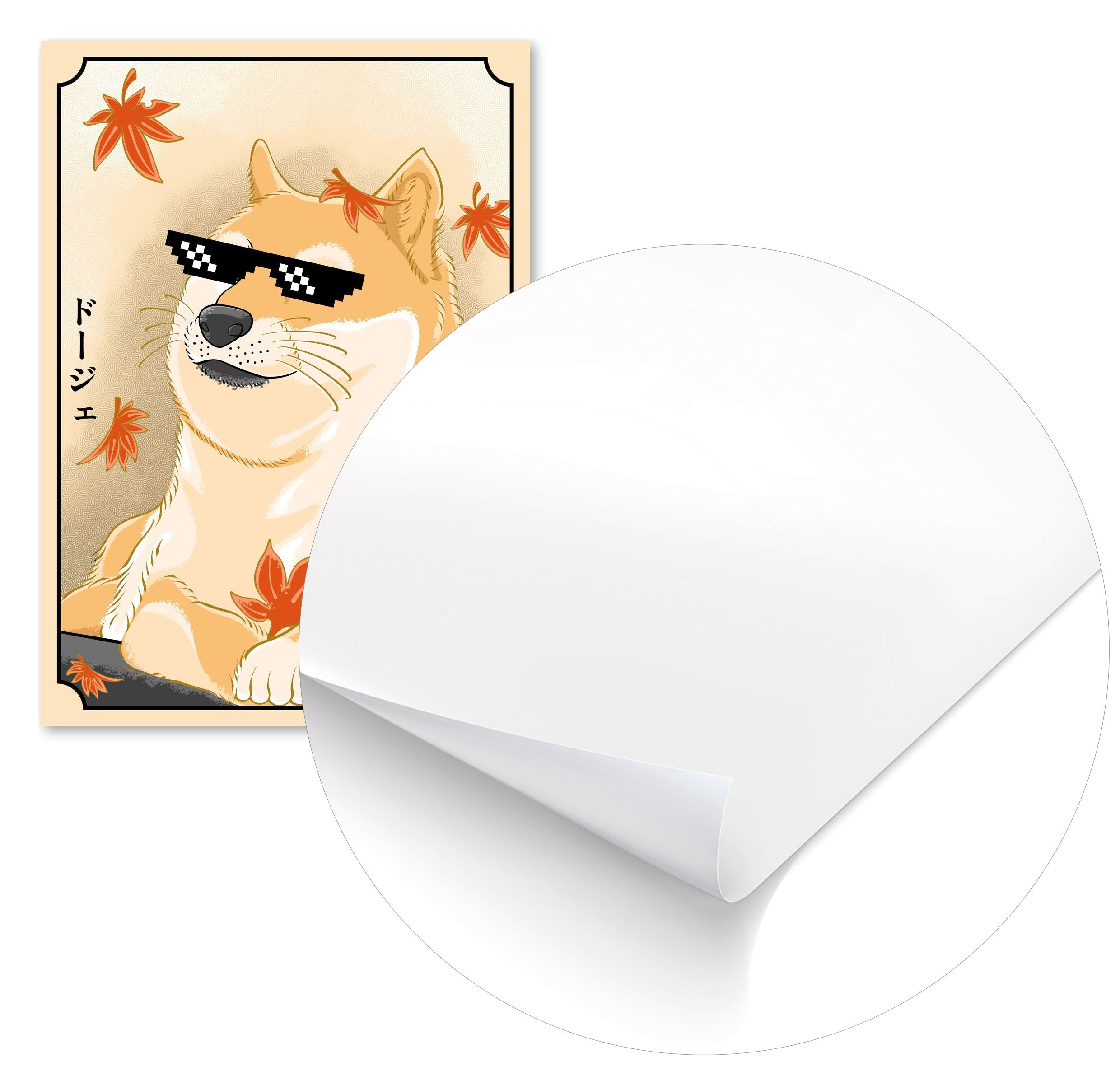 Doge Thug Life Meme - @UtawiStudio - Buy illustrations and artworks ...