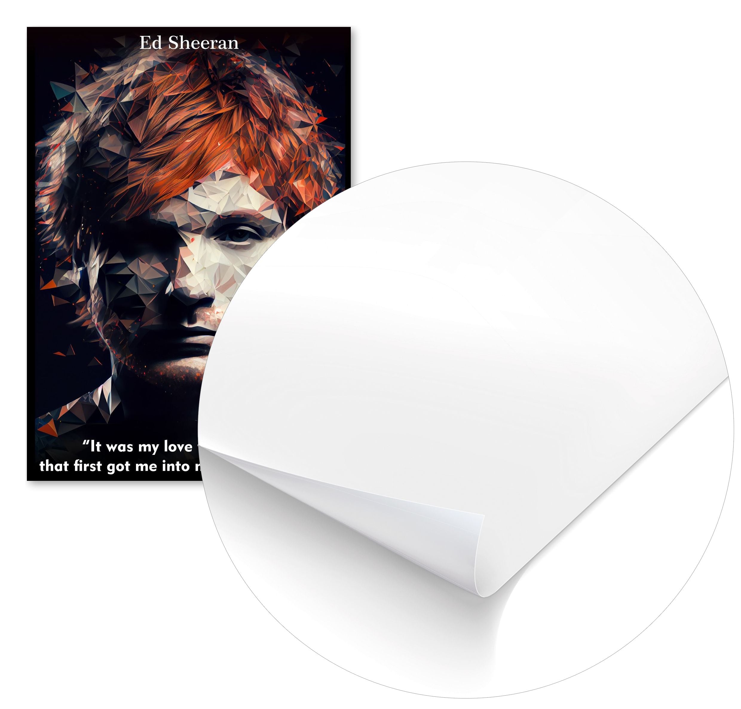 Ed Sheeran Quotes - @WpapArtist - Buy illustrations and artworks made ...