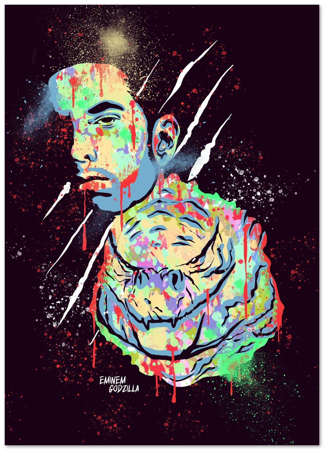 Pintura Eminem Replying To @halen Lets See🤨@eminem #eminem #art