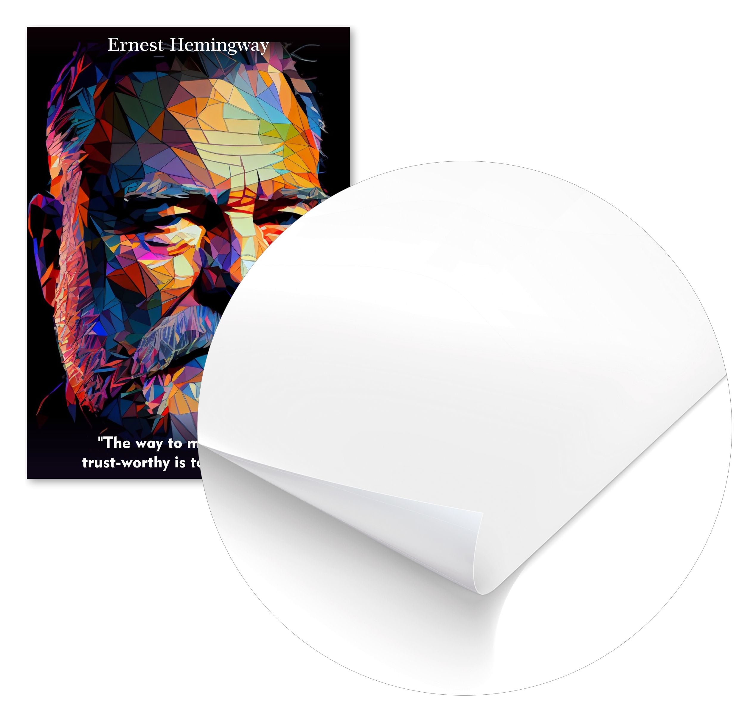 Ernest Hemingway Quotes - @WpapArtist - Buy illustrations and artworks ...