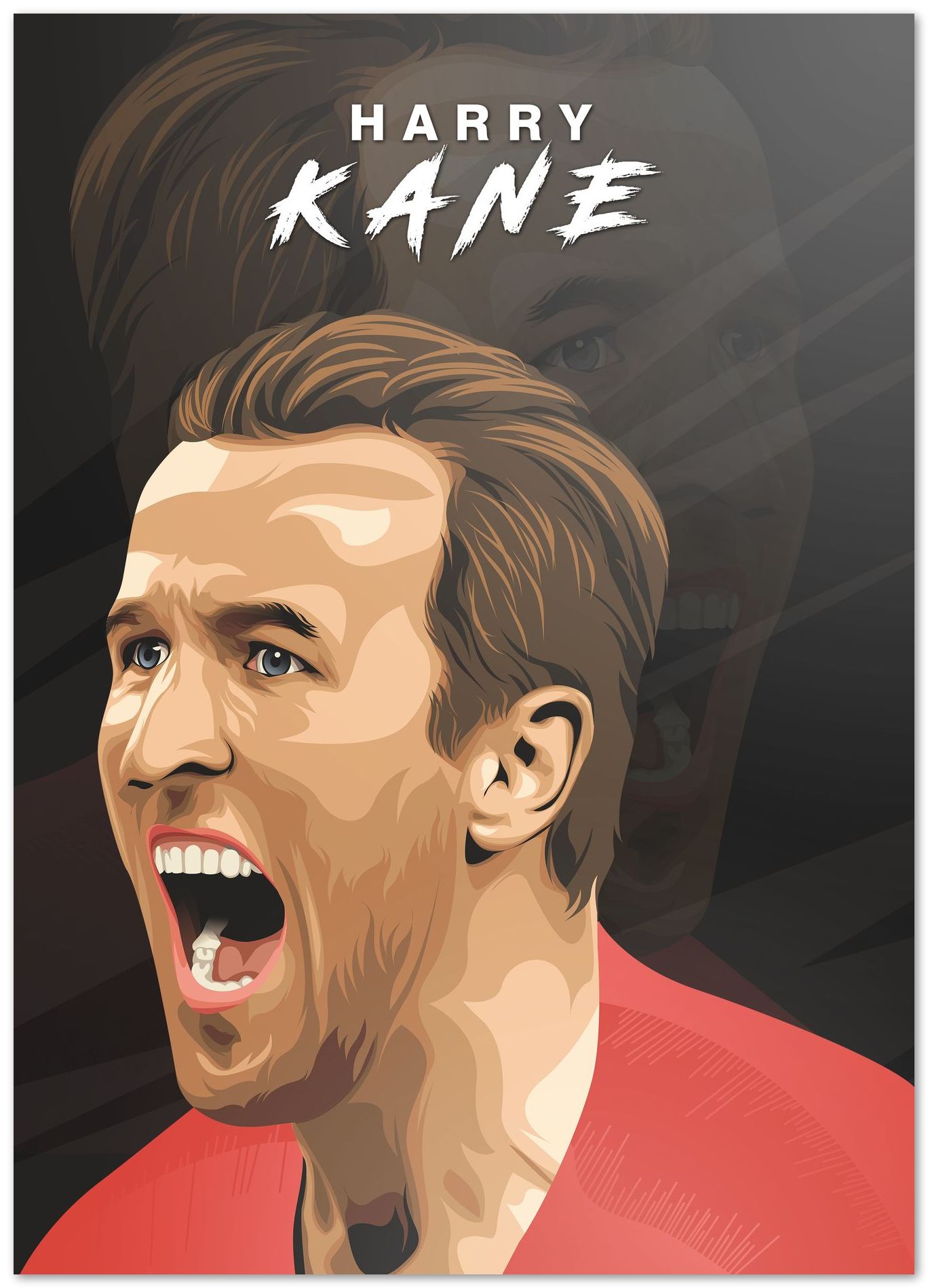 harry kane portrait - @ratnamutiadewi - Buy illustrations and artworks ...