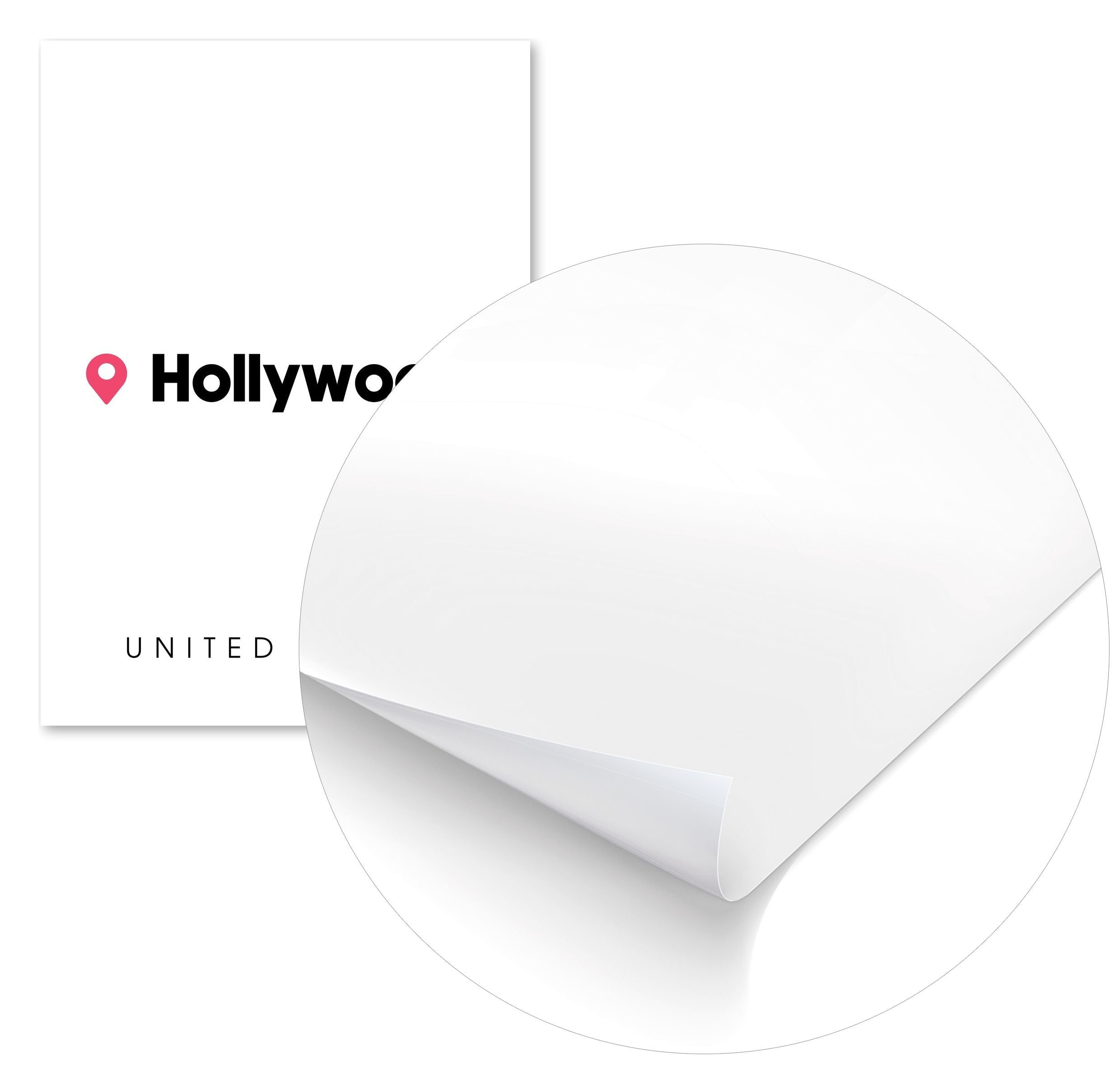 Hollywood Map - @VickyHanggara - Buy illustrations and artworks made by ...