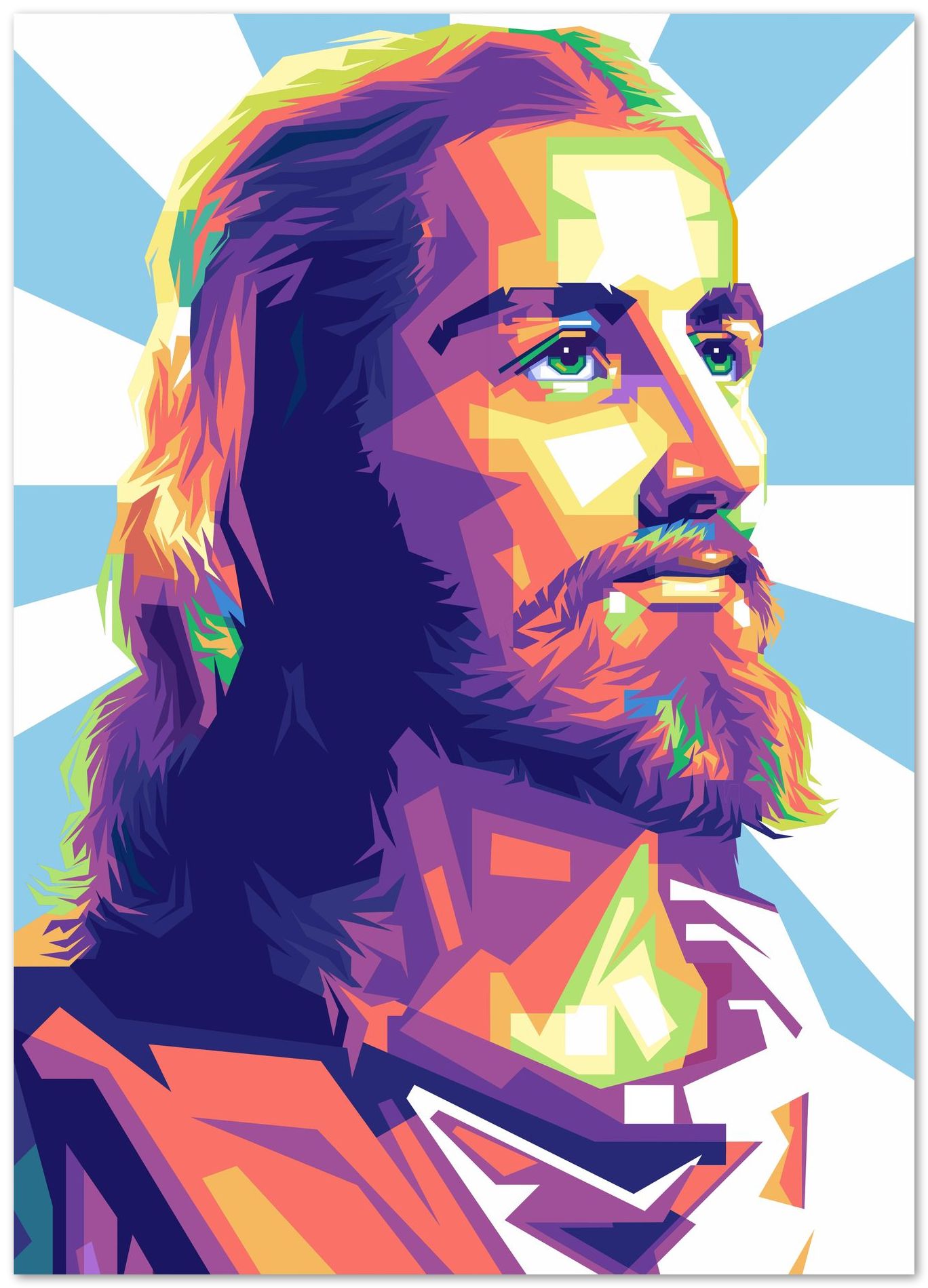 Jesus In Pop Art - @WpapArtist - Buy illustrations and artworks made by ...