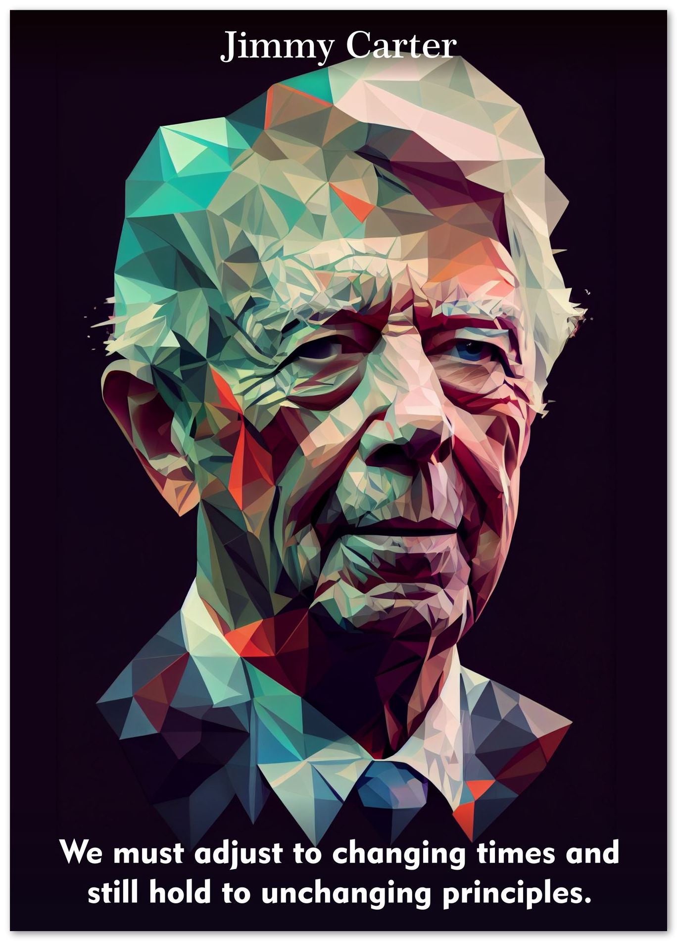 Jimmy Carter Low Poly - @WpapArtist - Buy illustrations and artworks ...