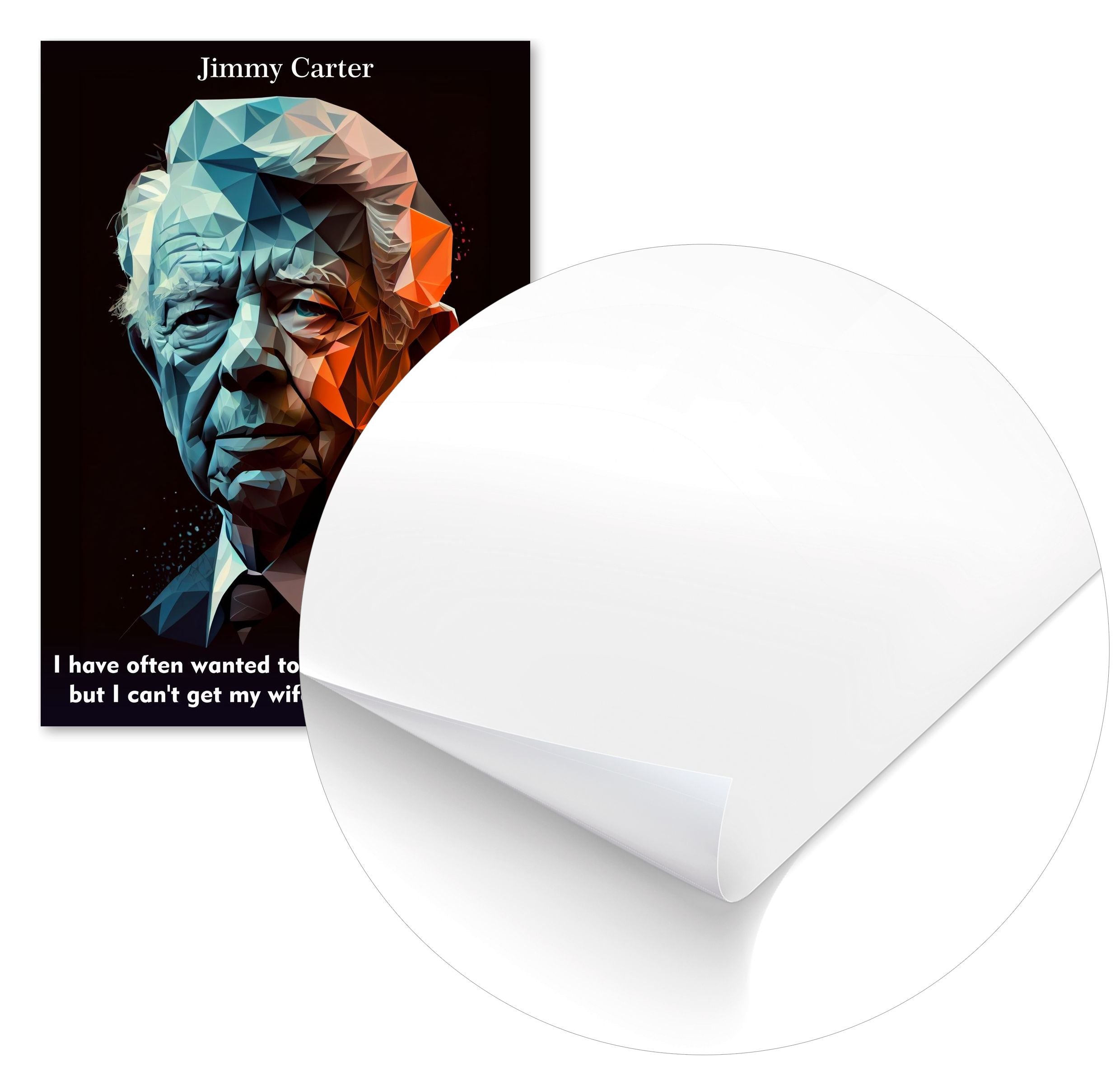 Jimmy Carter Pop Art - @WpapArtist - Buy illustrations and artworks ...