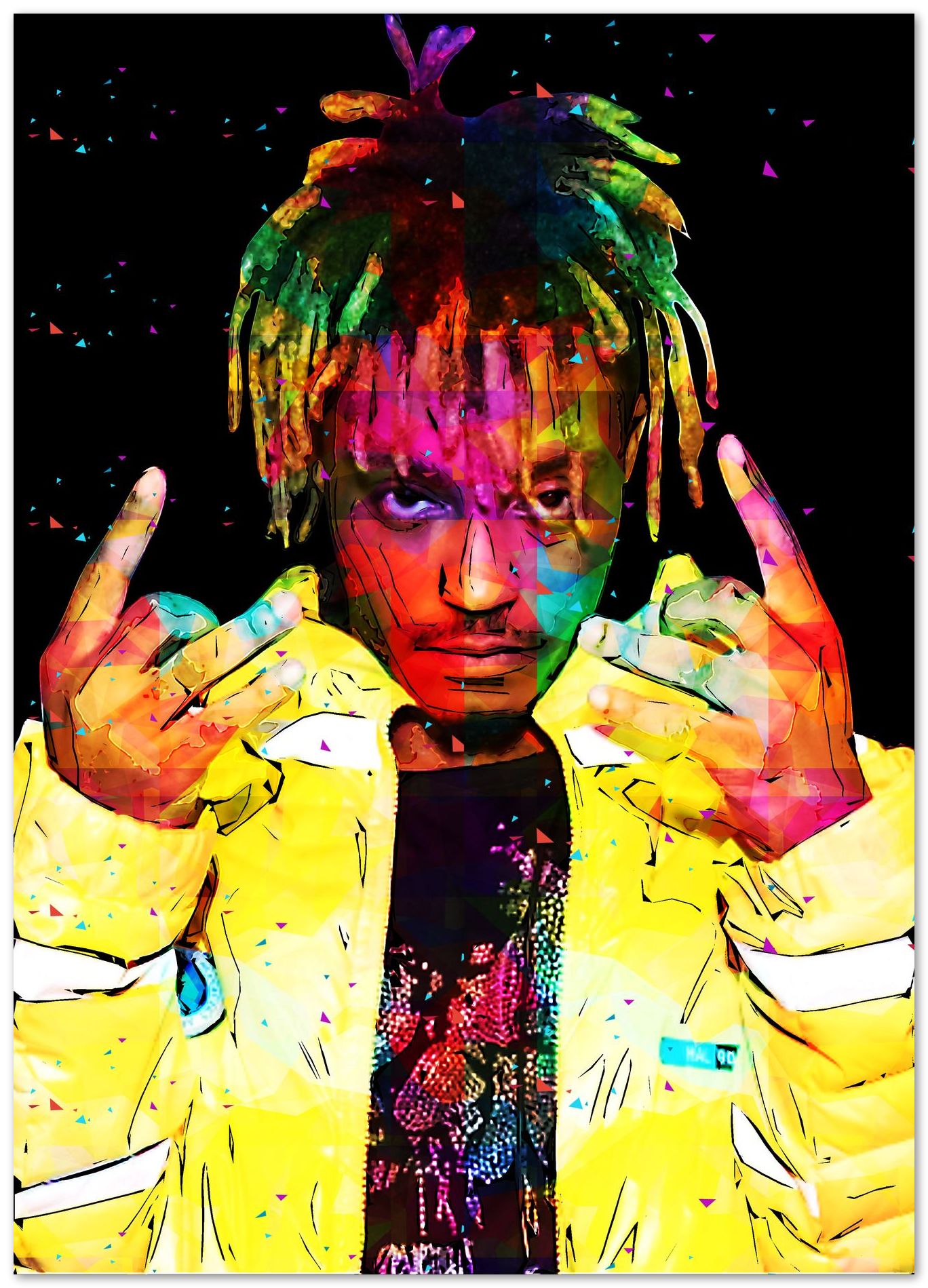 Juice WRLD - @ColorfulArt - Buy illustrations and artworks made by ...