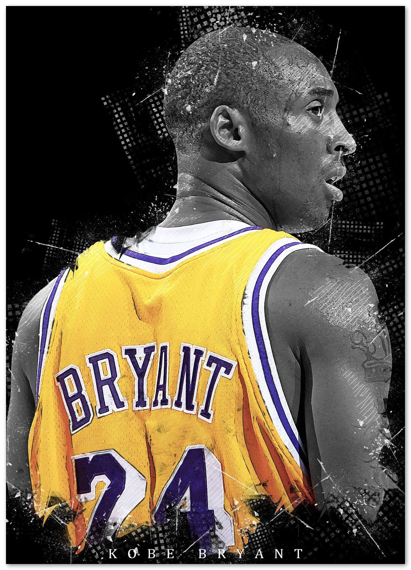 Kobe bryant abstract art 2 - @SanDee15 - Buy illustrations and artworks ...