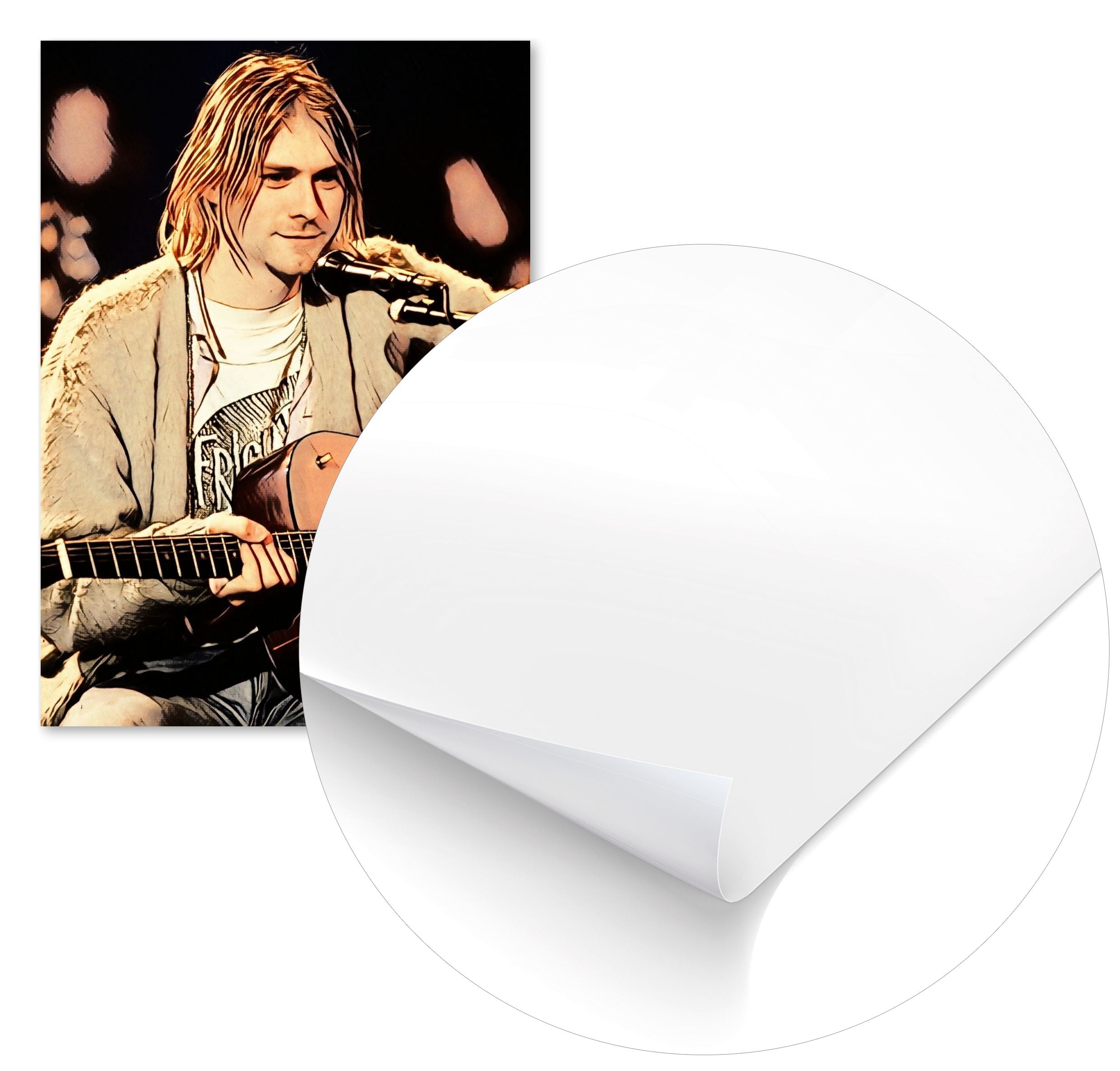 Kurt Cobain - @VickyHanggara - Buy illustrations and artworks made by ...