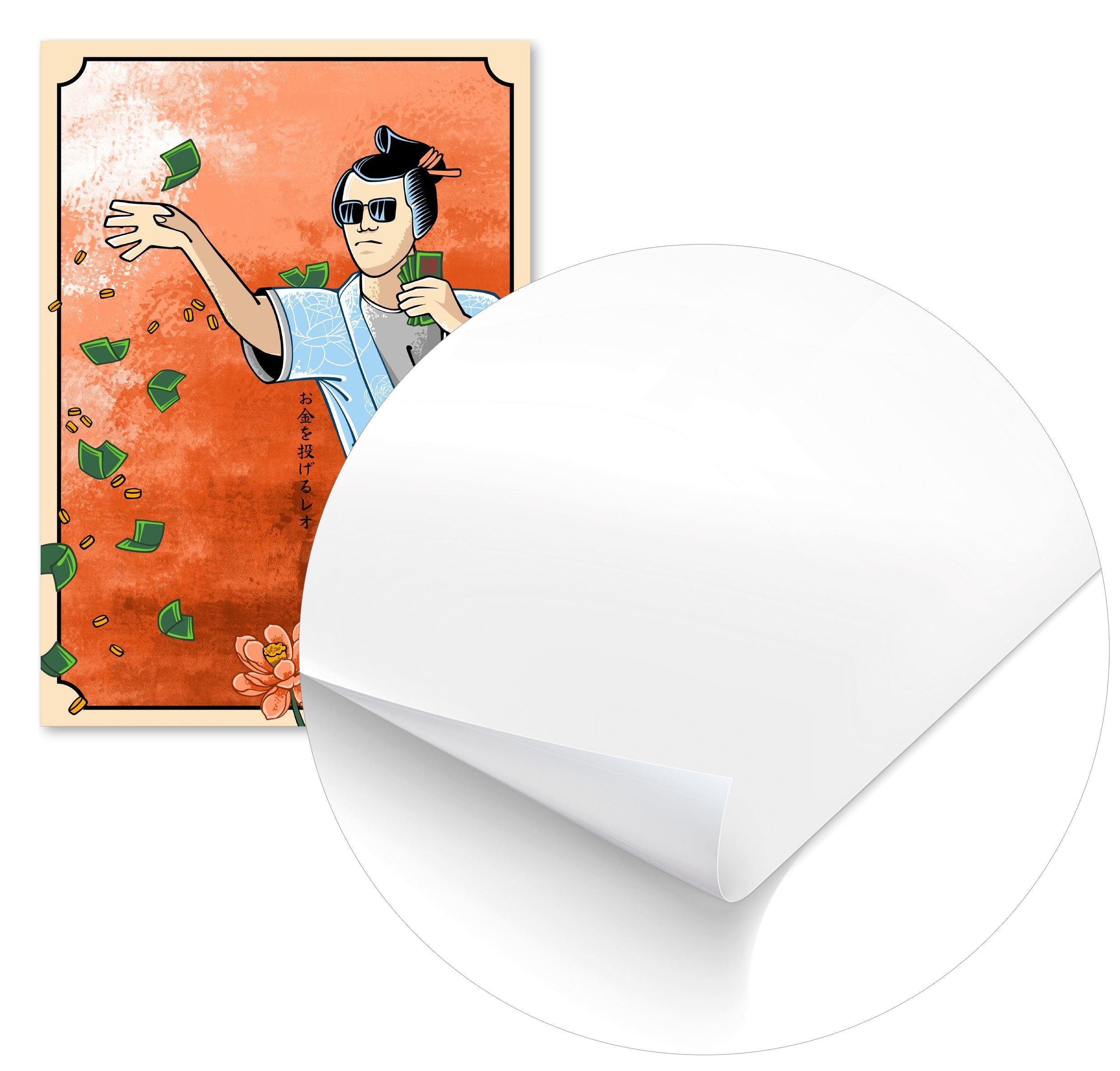 Leo throwing money meme - @UtawiStudio - Buy illustrations and artworks ...