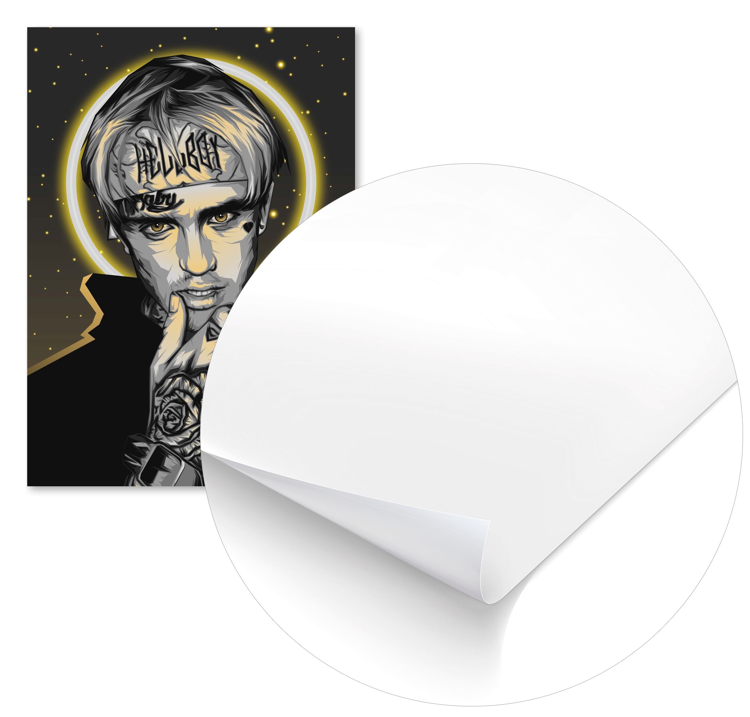 Lil Peep Pop Art 17 - @LuckyDream - Buy illustrations and artworks made ...