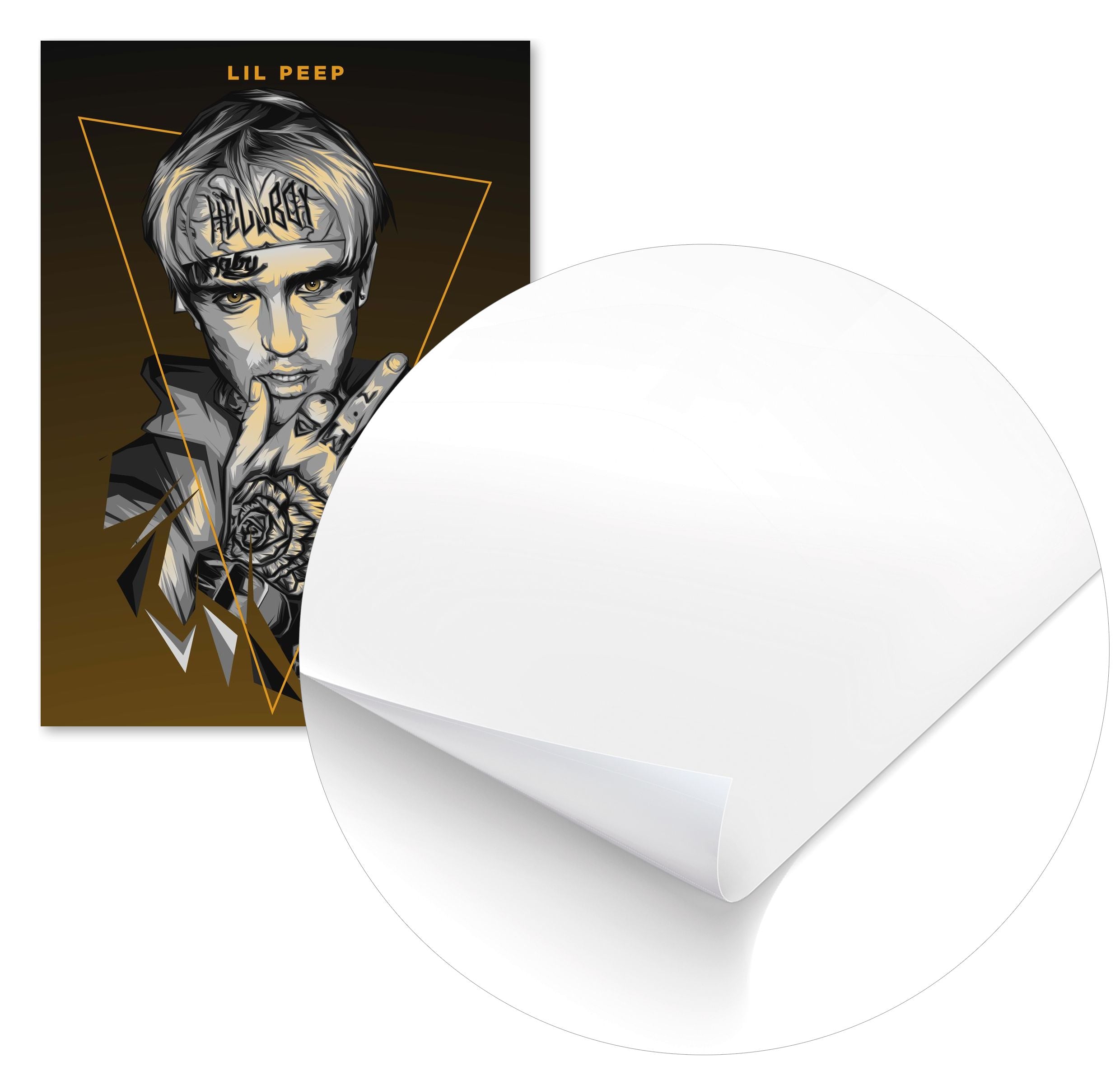 Lil Peep Pop Art 3 - @LuckyDream - Buy illustrations and artworks made ...