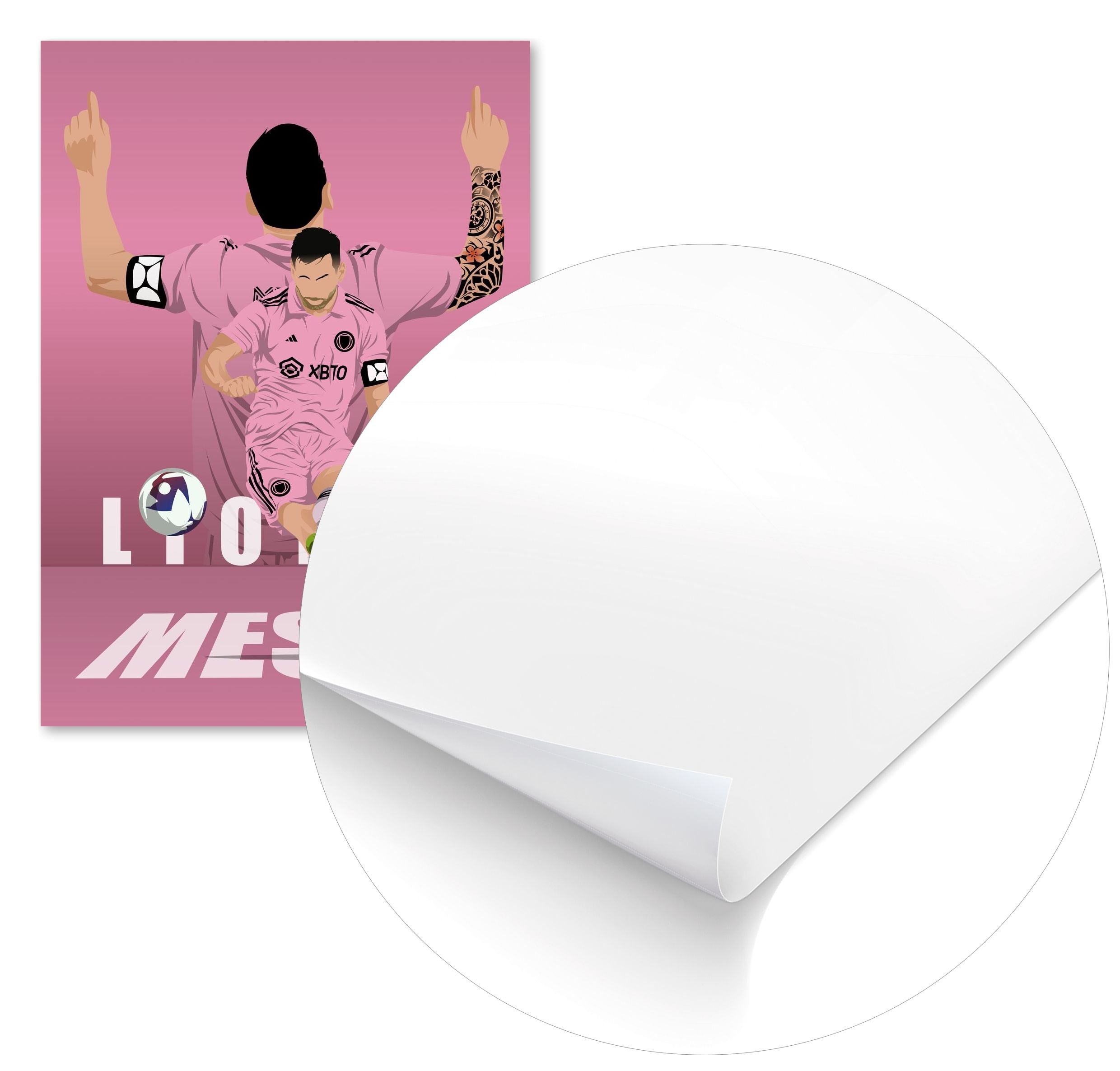 Lionel Messi Inter Miami - @miracle_std - Buy illustrations and ...