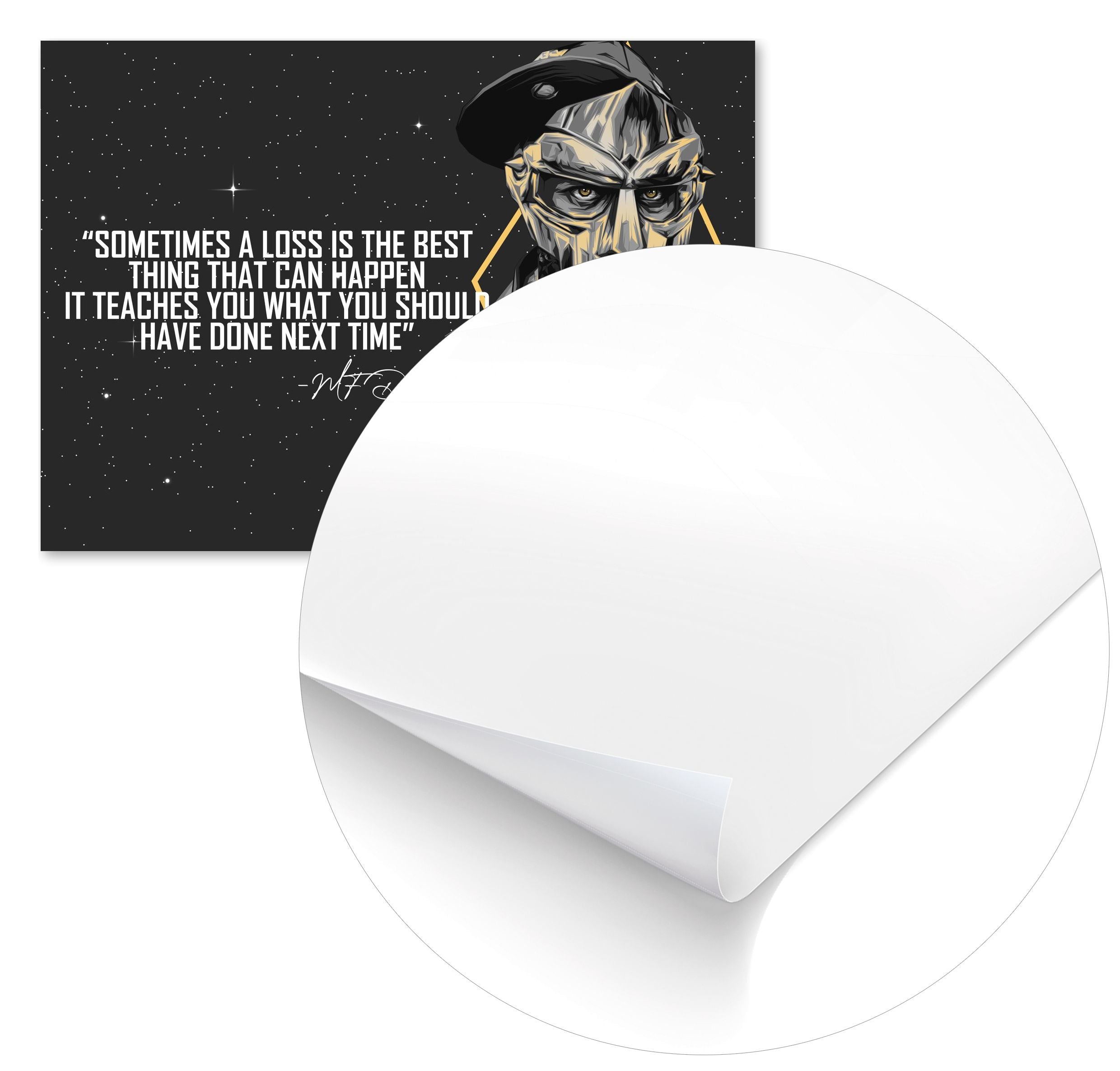 MF Doom Quotes 7 - @LuckyDream - Buy illustrations and artworks made by ...