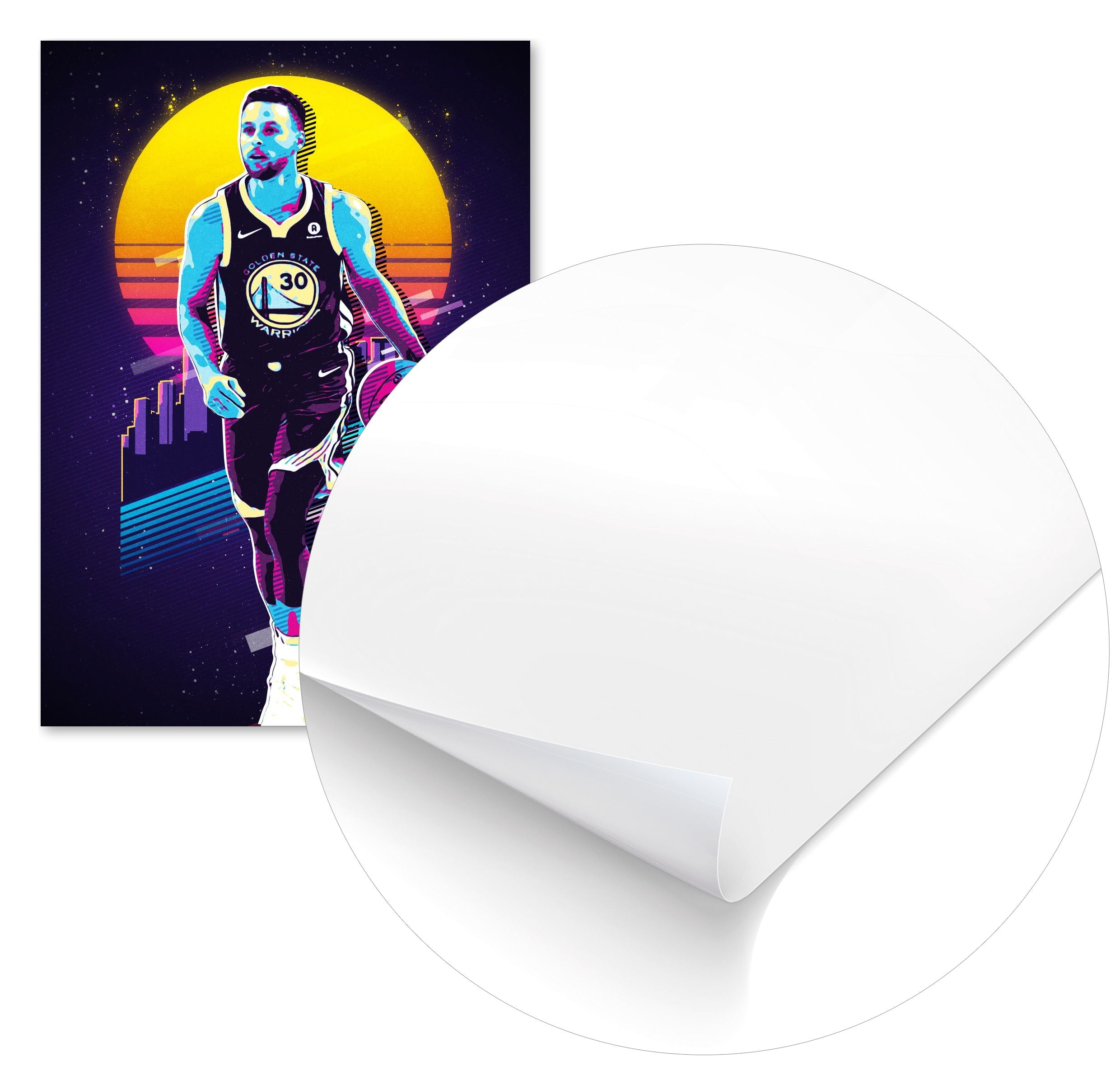 Retro of stephen curry - @Sandy15 - Buy illustrations and artworks made ...