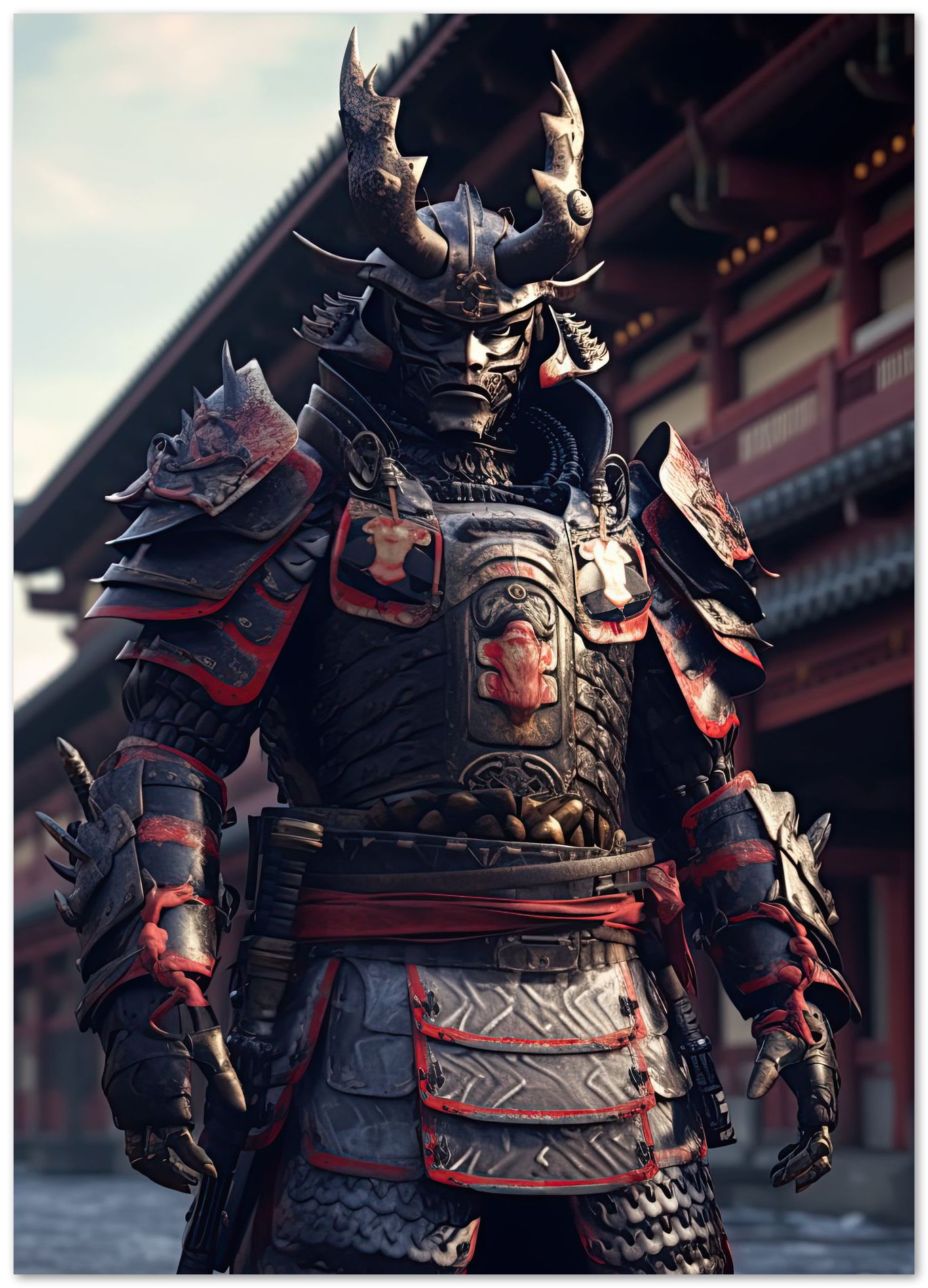 Samurai Full Body Armor - @ZakeDjelevic - Buy illustrations and ...
