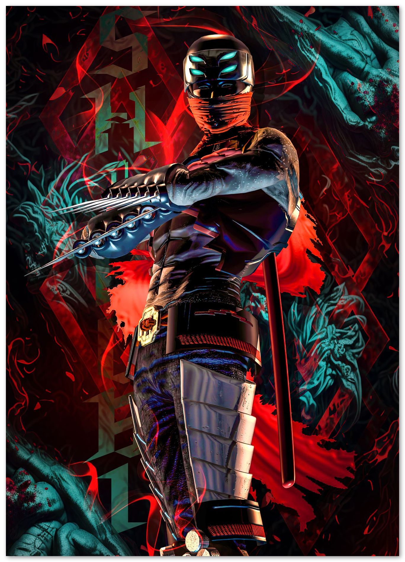 Shinobi 2002 sega ps2 classic Hotsuma - @SyanArt - Buy illustrations ...