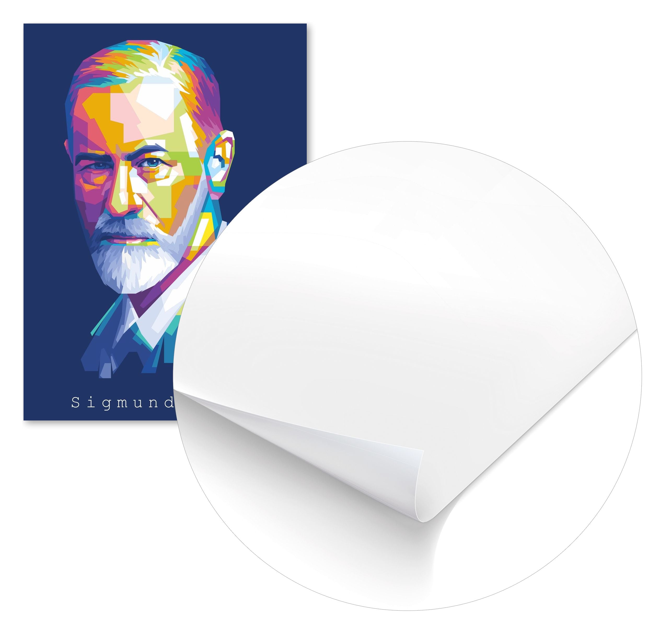 Sigmund Freud Pop Art - @WpapArtist - Buy illustrations and artworks ...