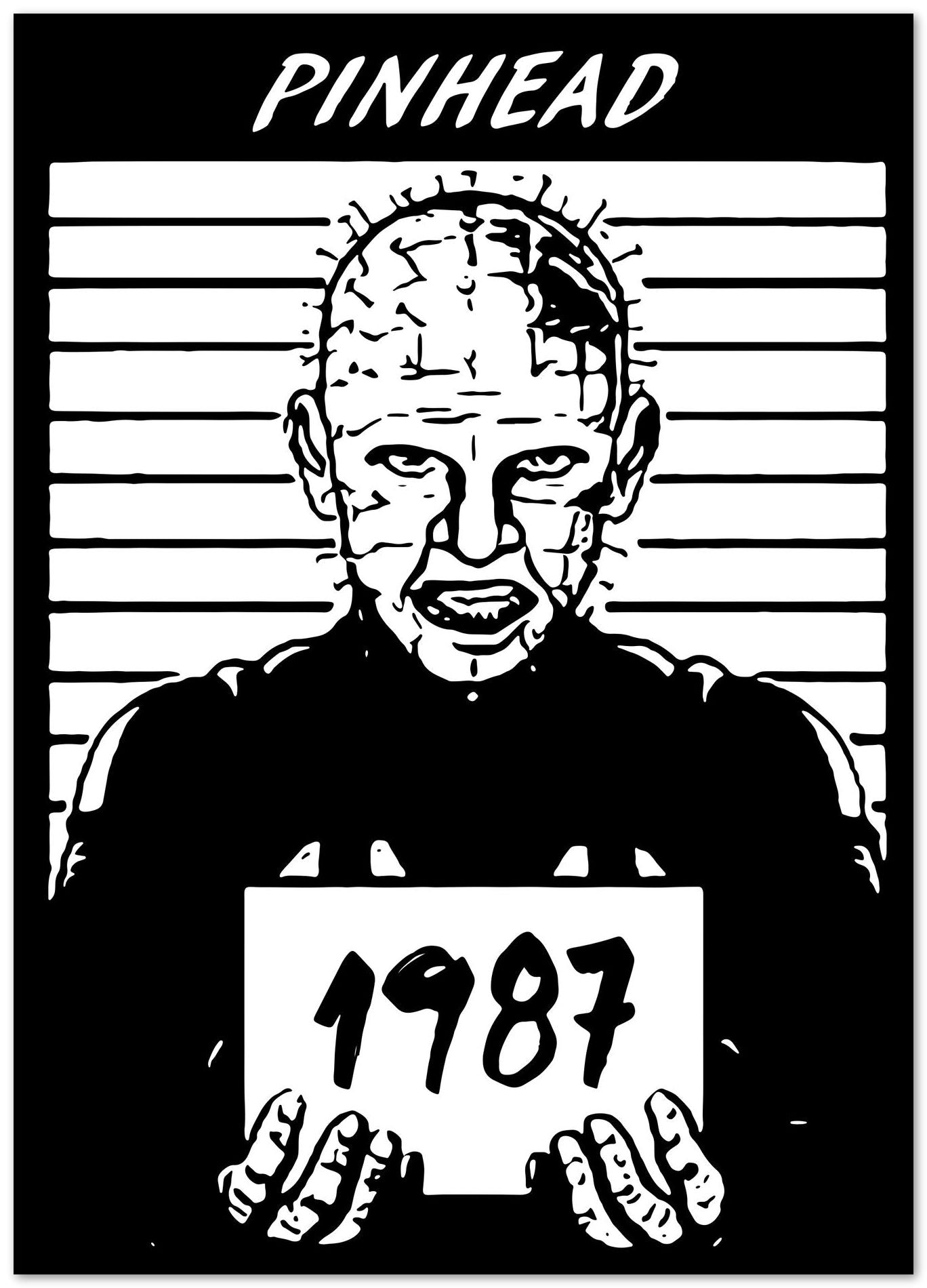 Slashers Horror Movies Pinhead - @SyanArt - Buy illustrations and ...