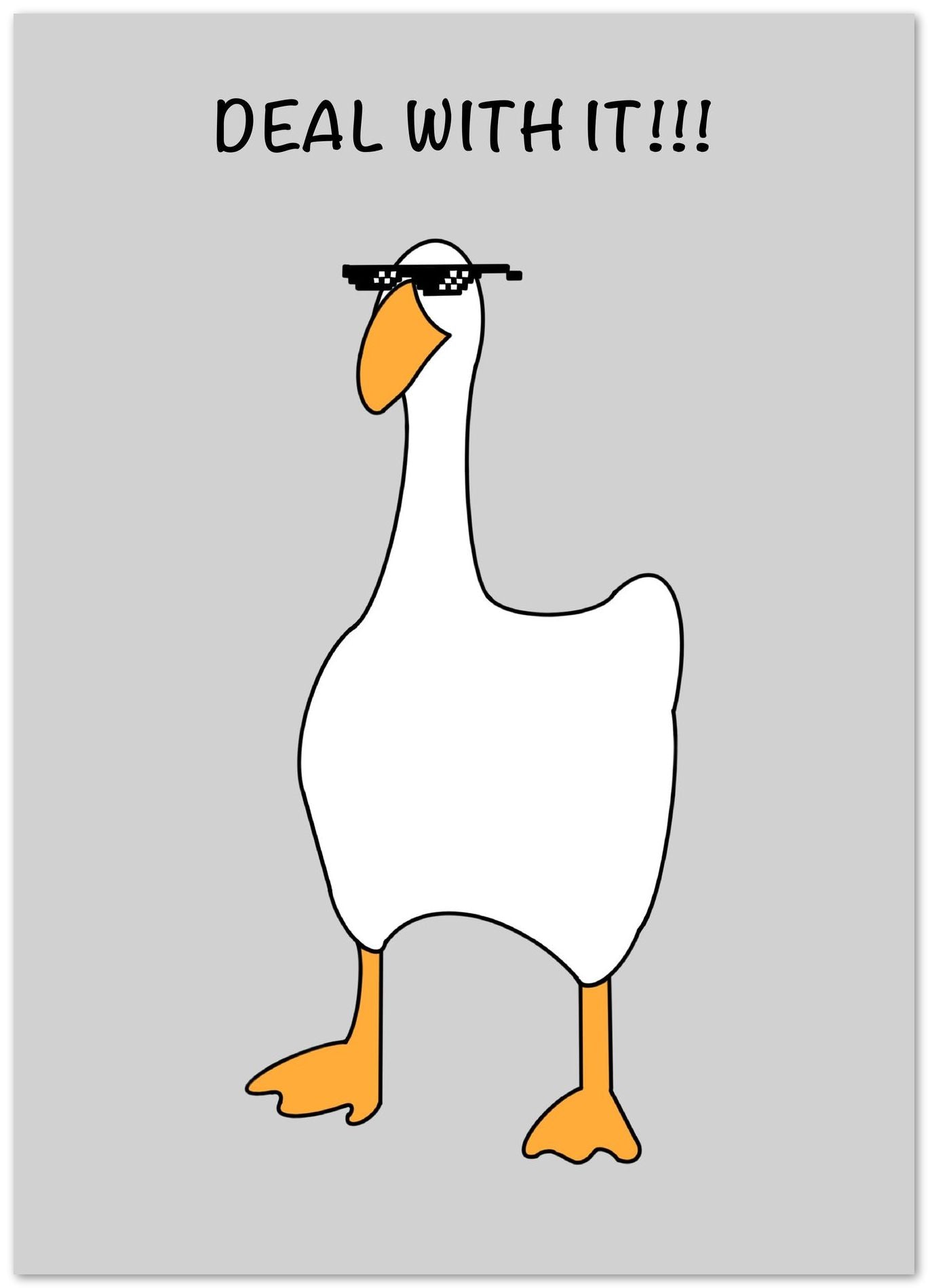 Thug Life Goose Memes - @nueman - Buy illustrations and artworks made ...