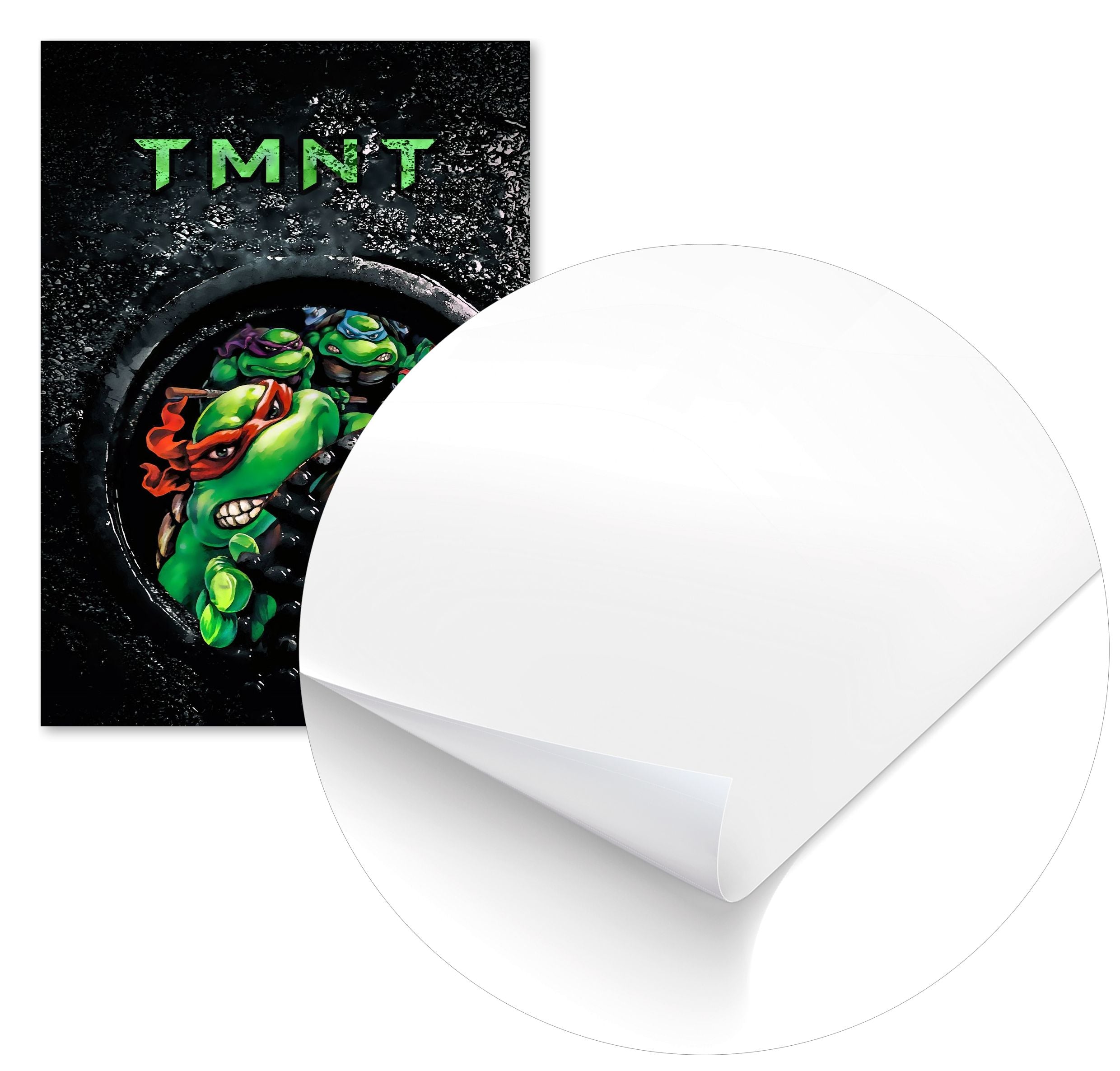 TMNT classic 90s cover art ultimate retro - @SyanArt - Buy ...