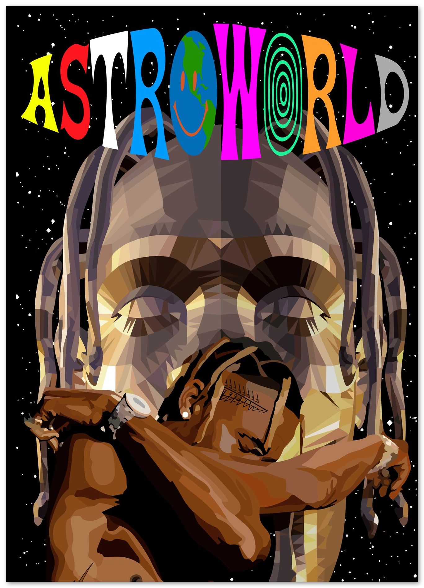 Travis Scott Astroworld 1 - @Hollycube - Buy illustrations and artworks ...