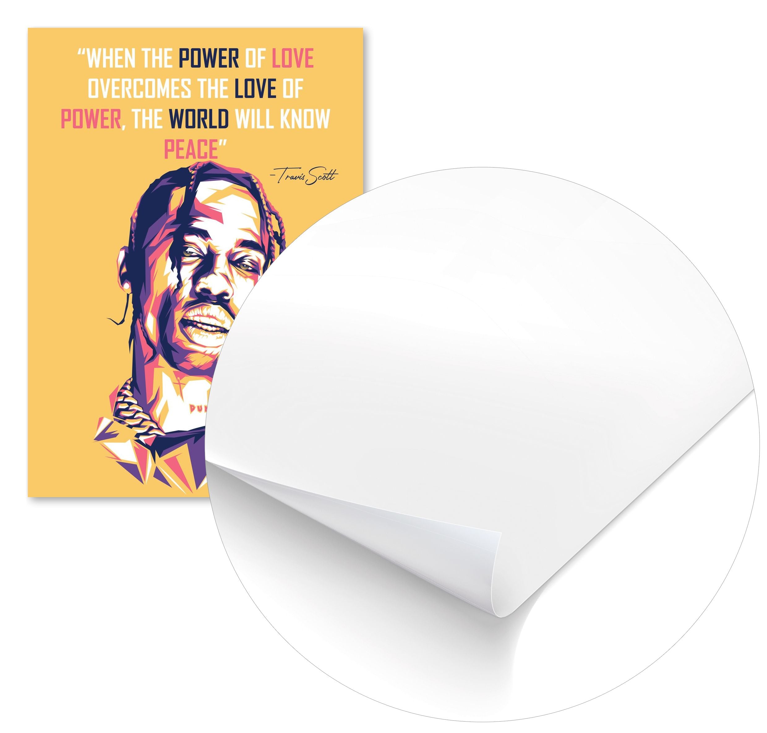 Travis Scott Quotes 15 - @LuckyDream - Buy illustrations and artworks ...