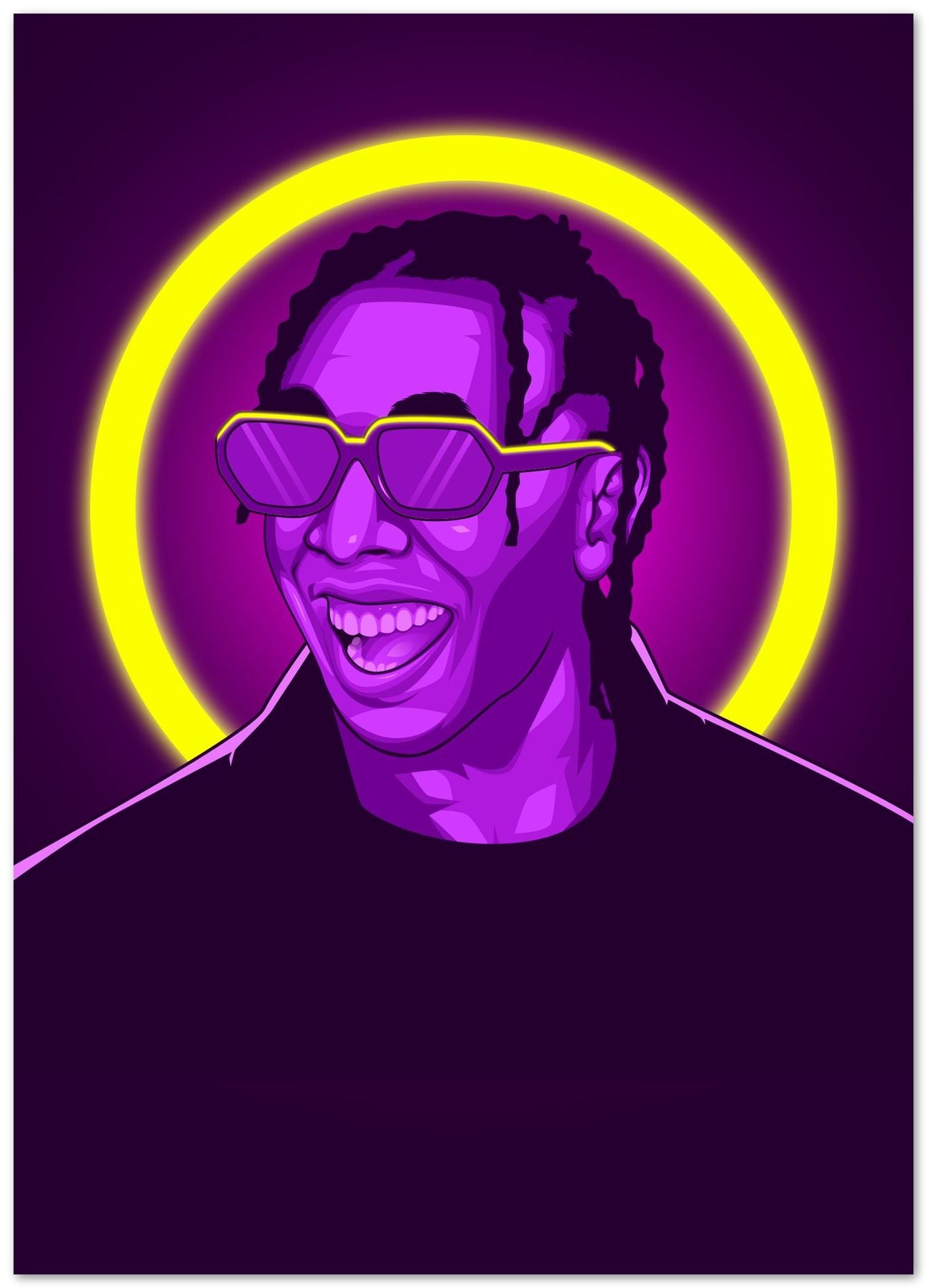 Tyga Rapper - @ColorizeStudio - Buy illustrations and artworks made by ...