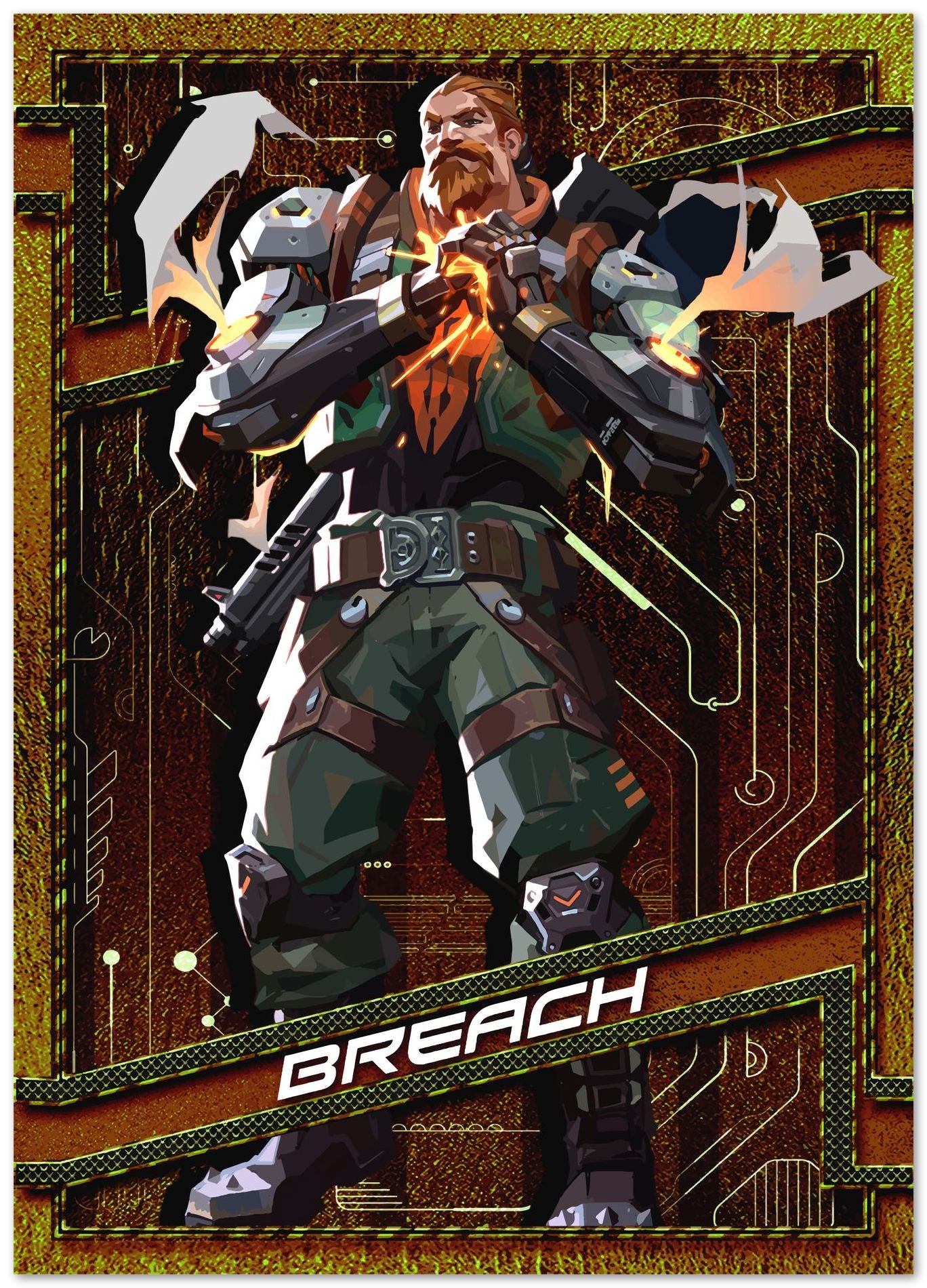 Valorant Breach Agent - @SyanArt - Buy illustrations and artworks made ...