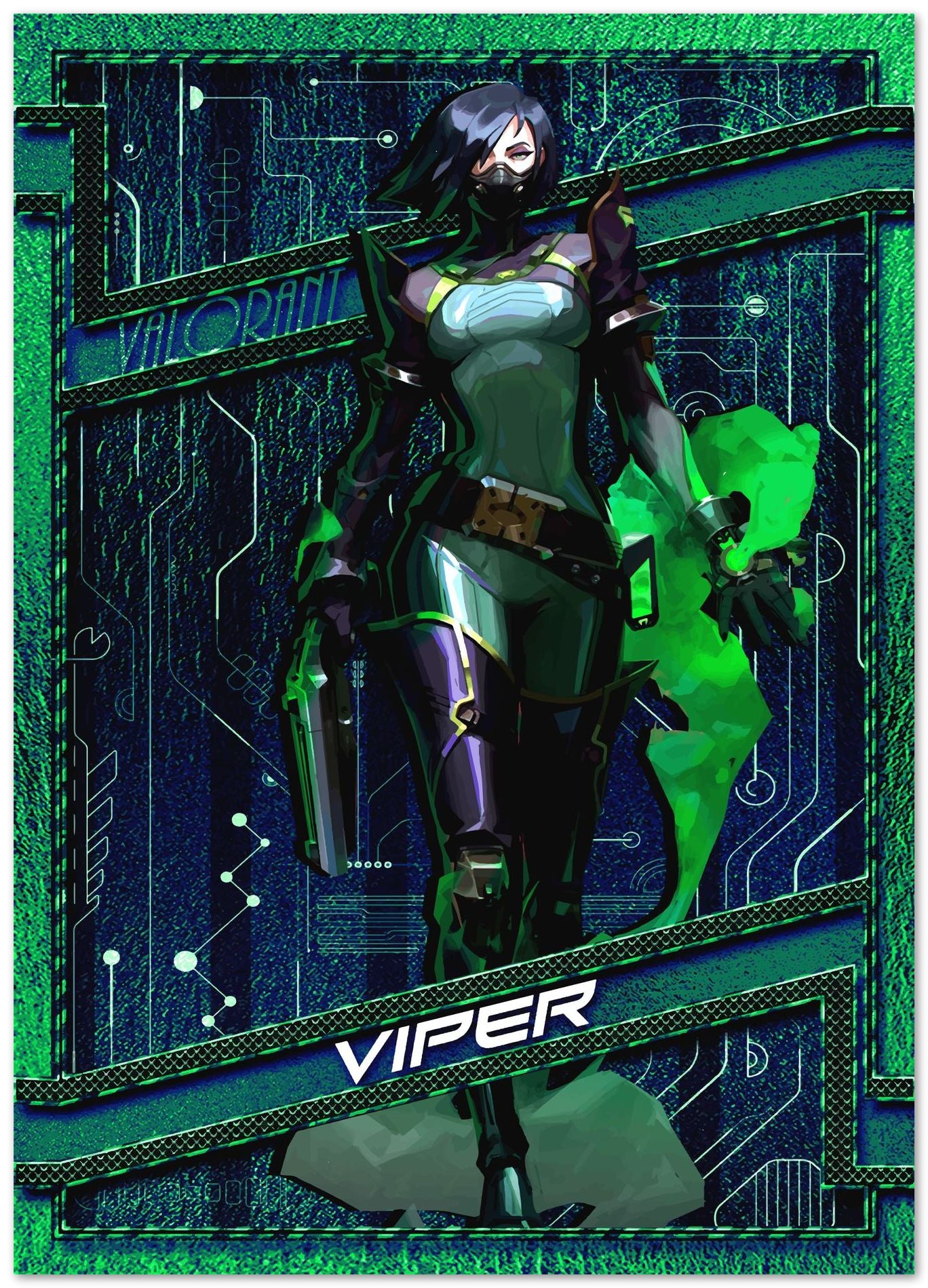 Valorant Viper agent - @SyanArt - Buy illustrations and artworks made ...