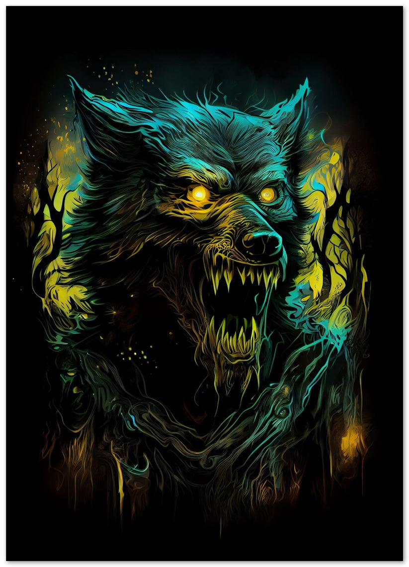 Wolf Scary Monster - @WpapArtist - Buy illustrations and artworks made ...