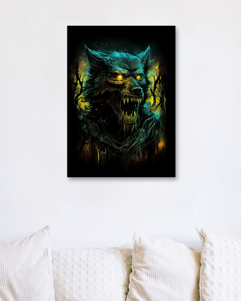 Wolf Scary Monster - @WpapArtist - Buy illustrations and artworks made ...